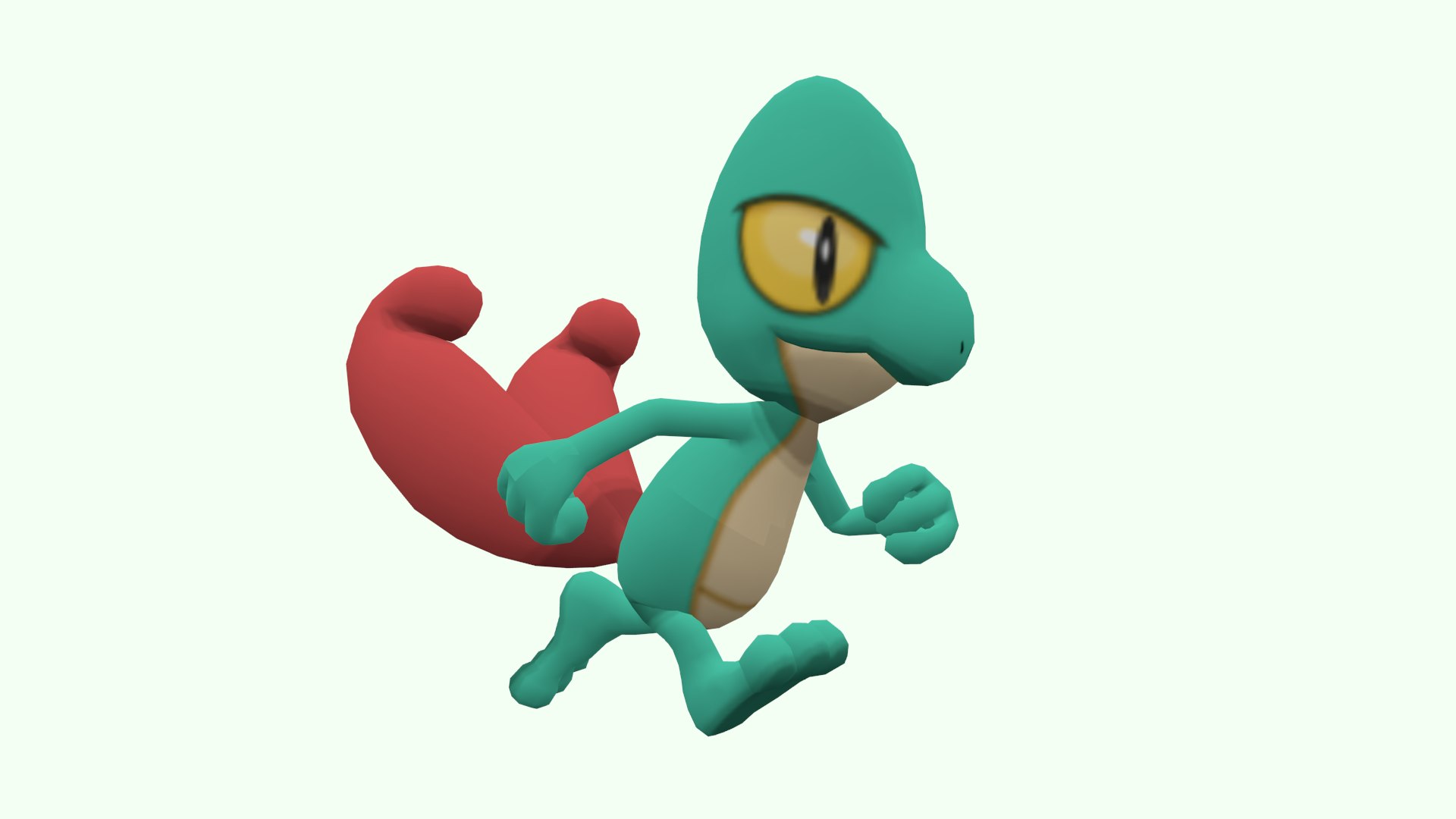 3D POKEMON Treecko Animated Game Already Model 3D Model - TurboSquid ...