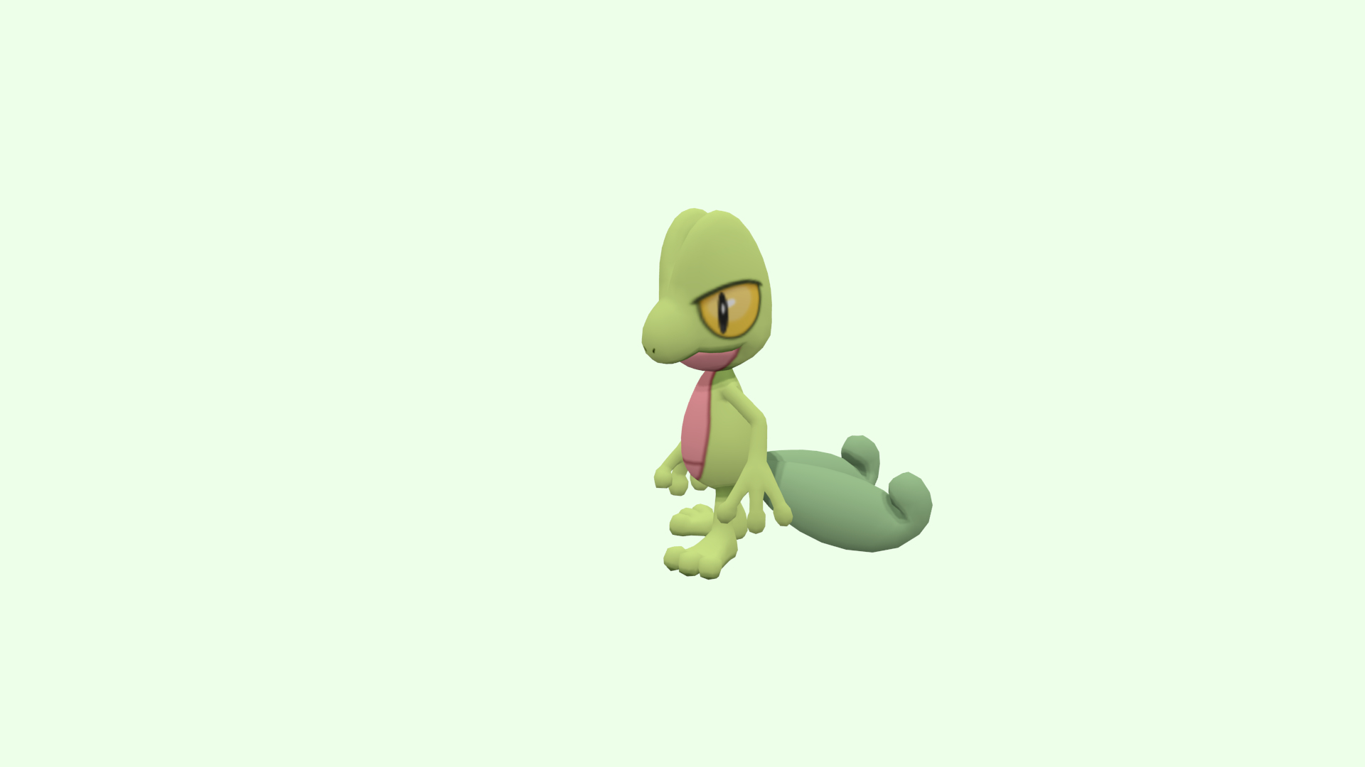 3D POKEMON Treecko Animated Game Already Model 3D Model - TurboSquid ...