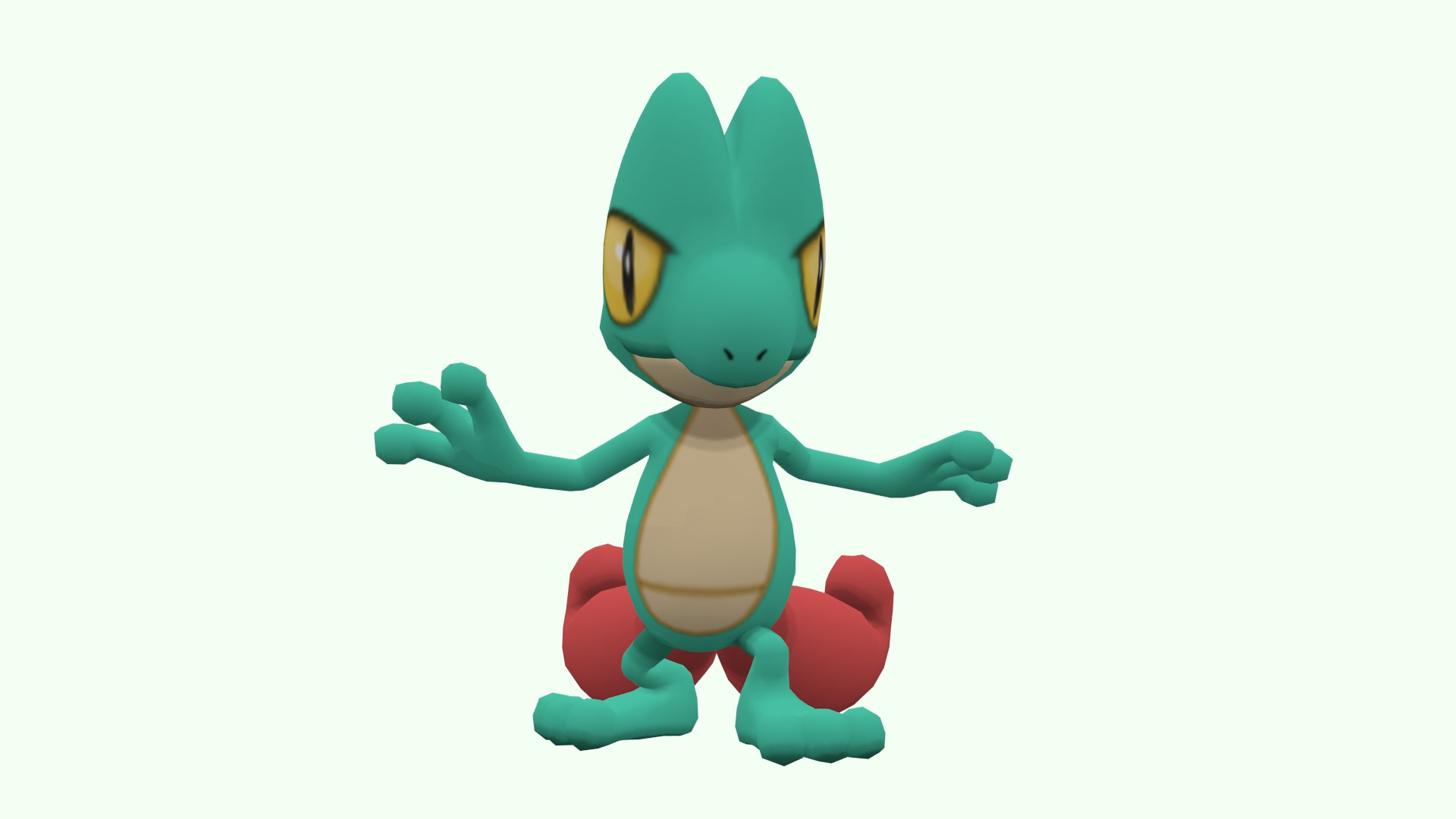 3D POKEMON Treecko Animated Game Already Model 3D Model - TurboSquid ...