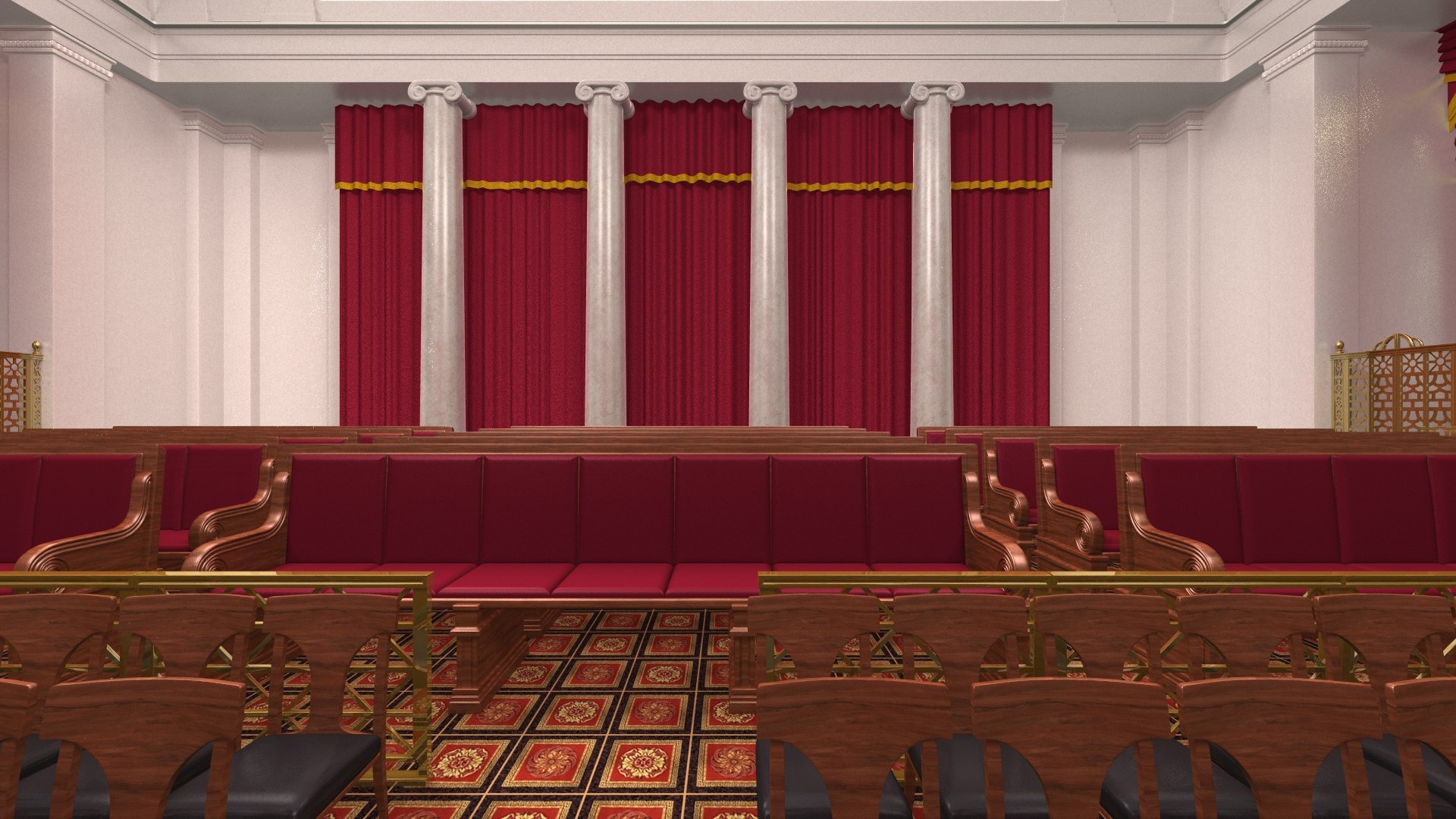 3D US Supreme Court - TurboSquid 1945729