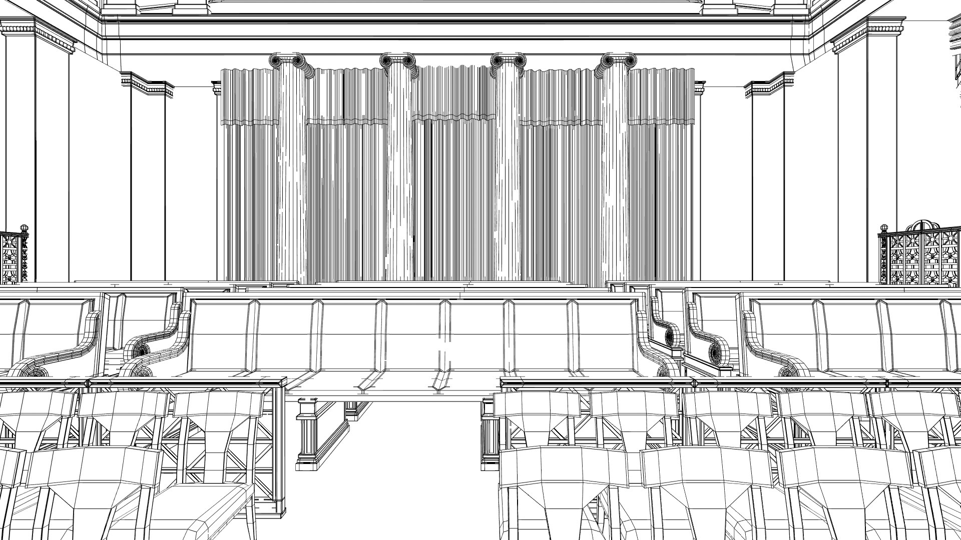 3D US Supreme Court - TurboSquid 1945729