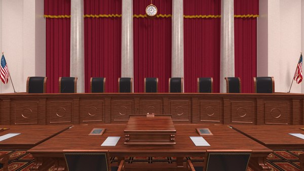 3D US Supreme Court - TurboSquid 1945729