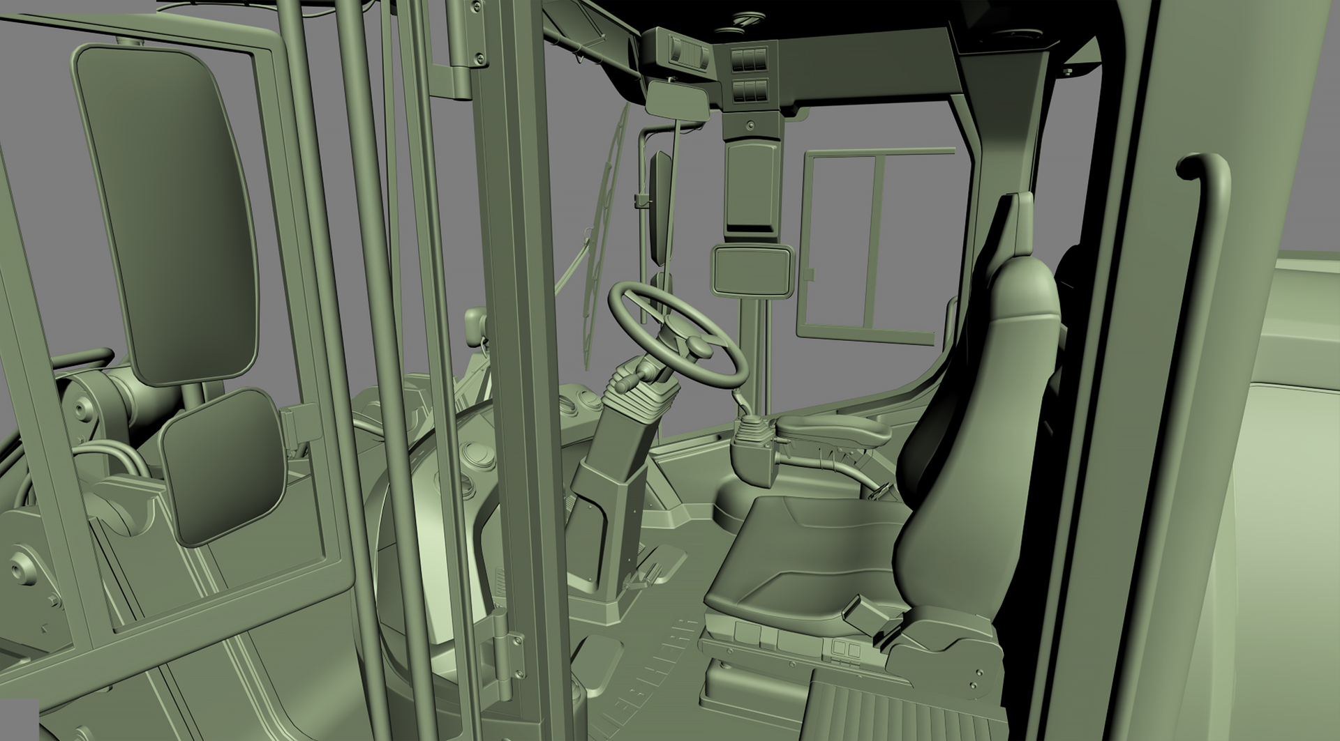 3D Liebherr L580 XPower Wheel Loader Z-Bar - TurboSquid 1739096