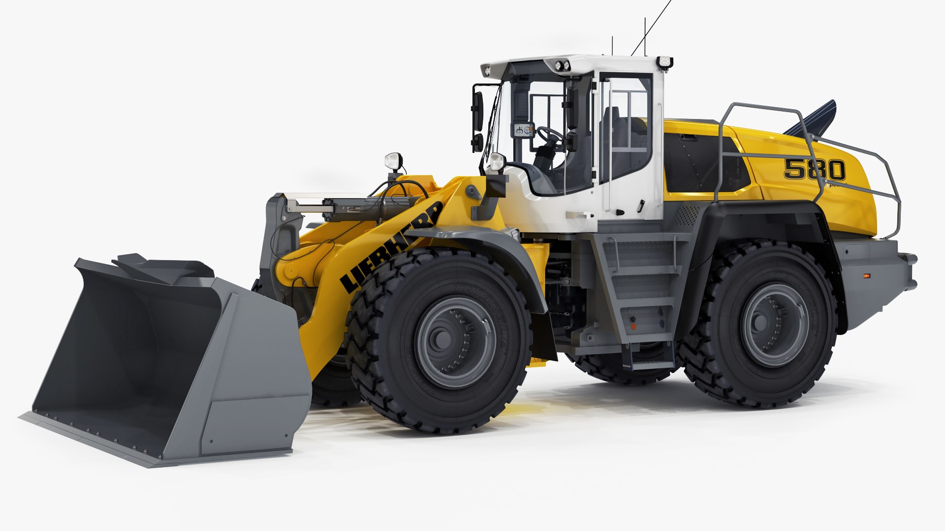 3D Liebherr L580 XPower Wheel Loader Z-Bar - TurboSquid 1739096
