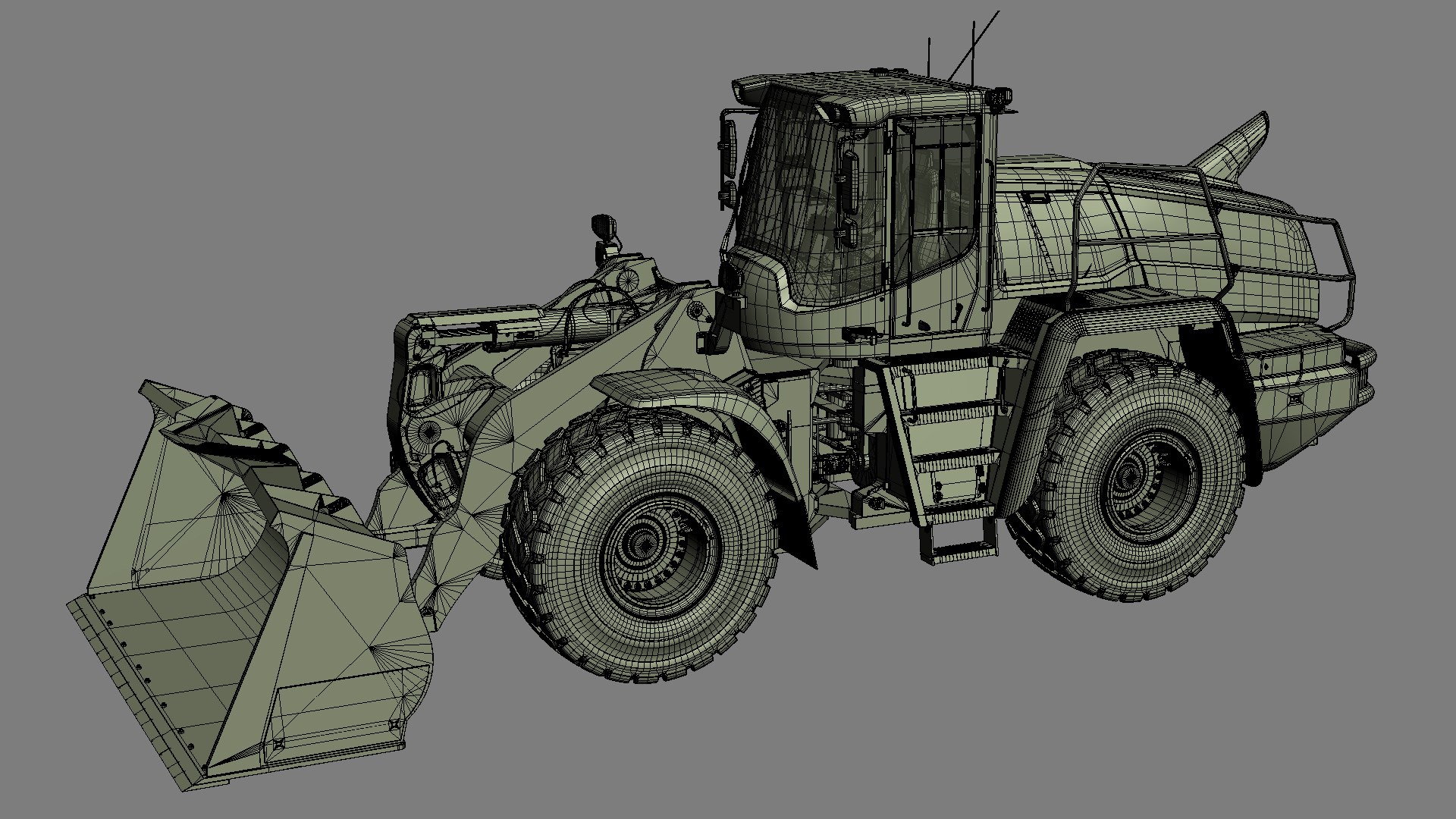 3D Liebherr L580 XPower Wheel Loader Z-Bar - TurboSquid 1739096