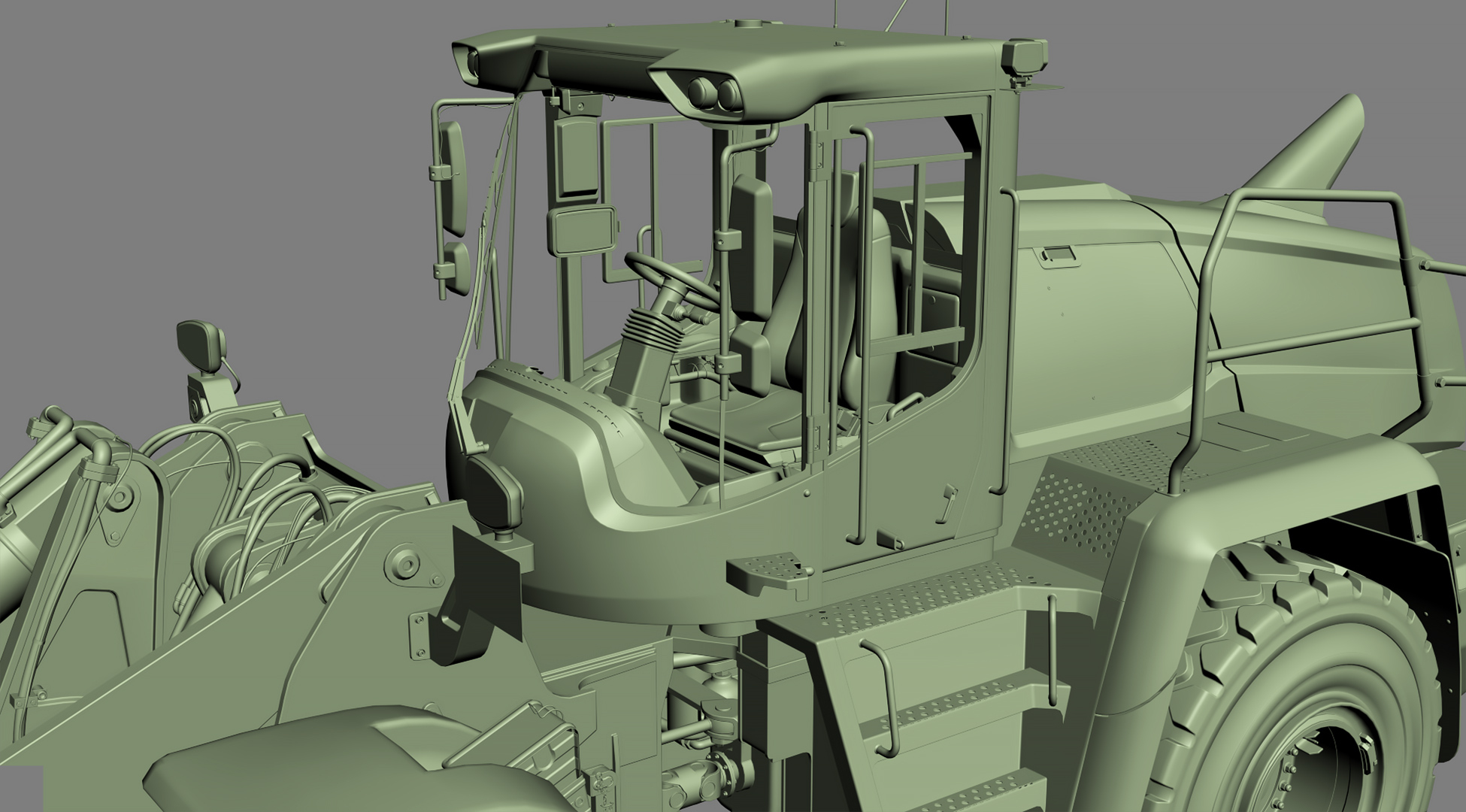 3D Liebherr L580 XPower Wheel Loader Z-Bar - TurboSquid 1739096