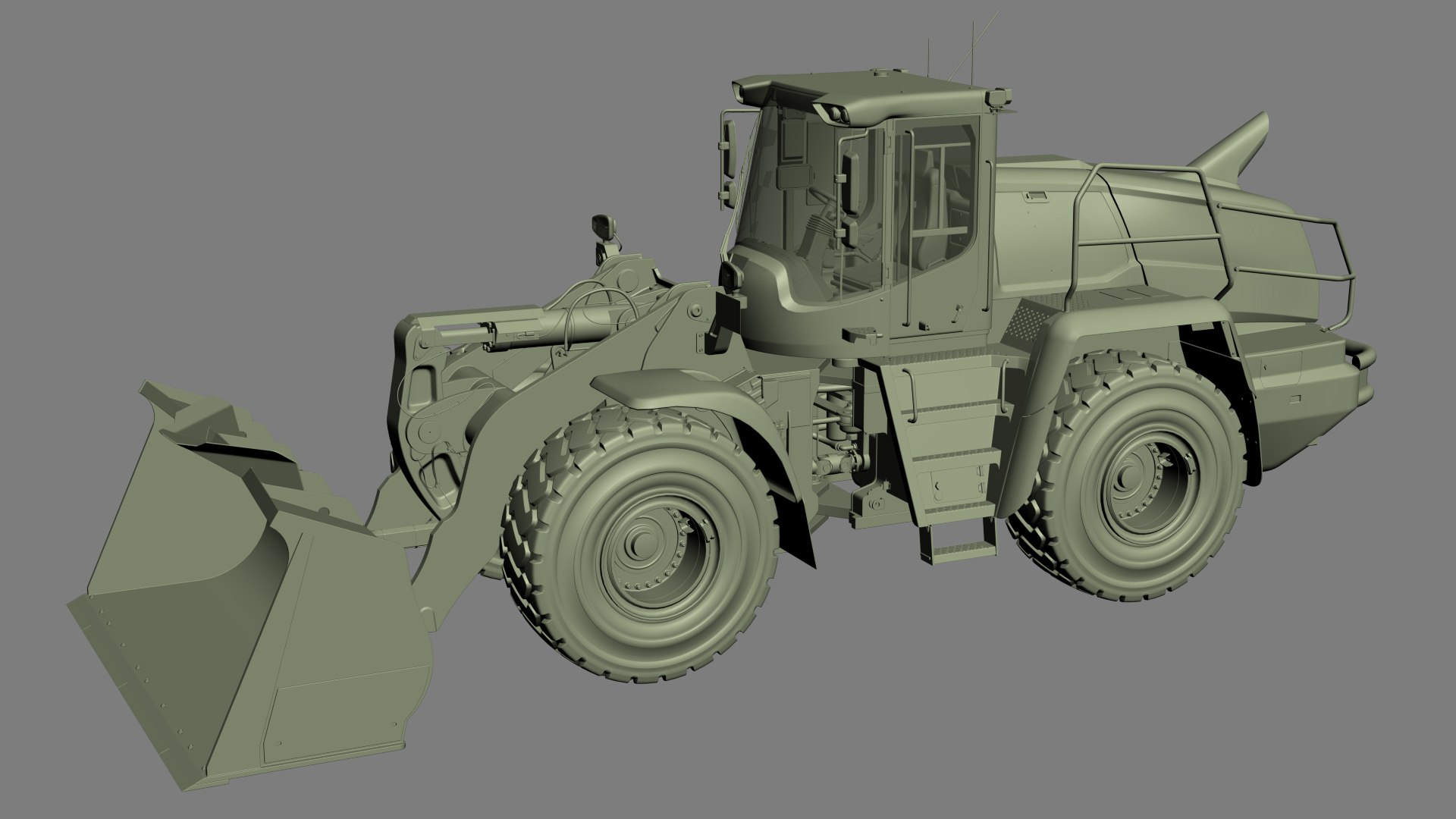 3D Liebherr L580 XPower Wheel Loader Z-Bar - TurboSquid 1739096