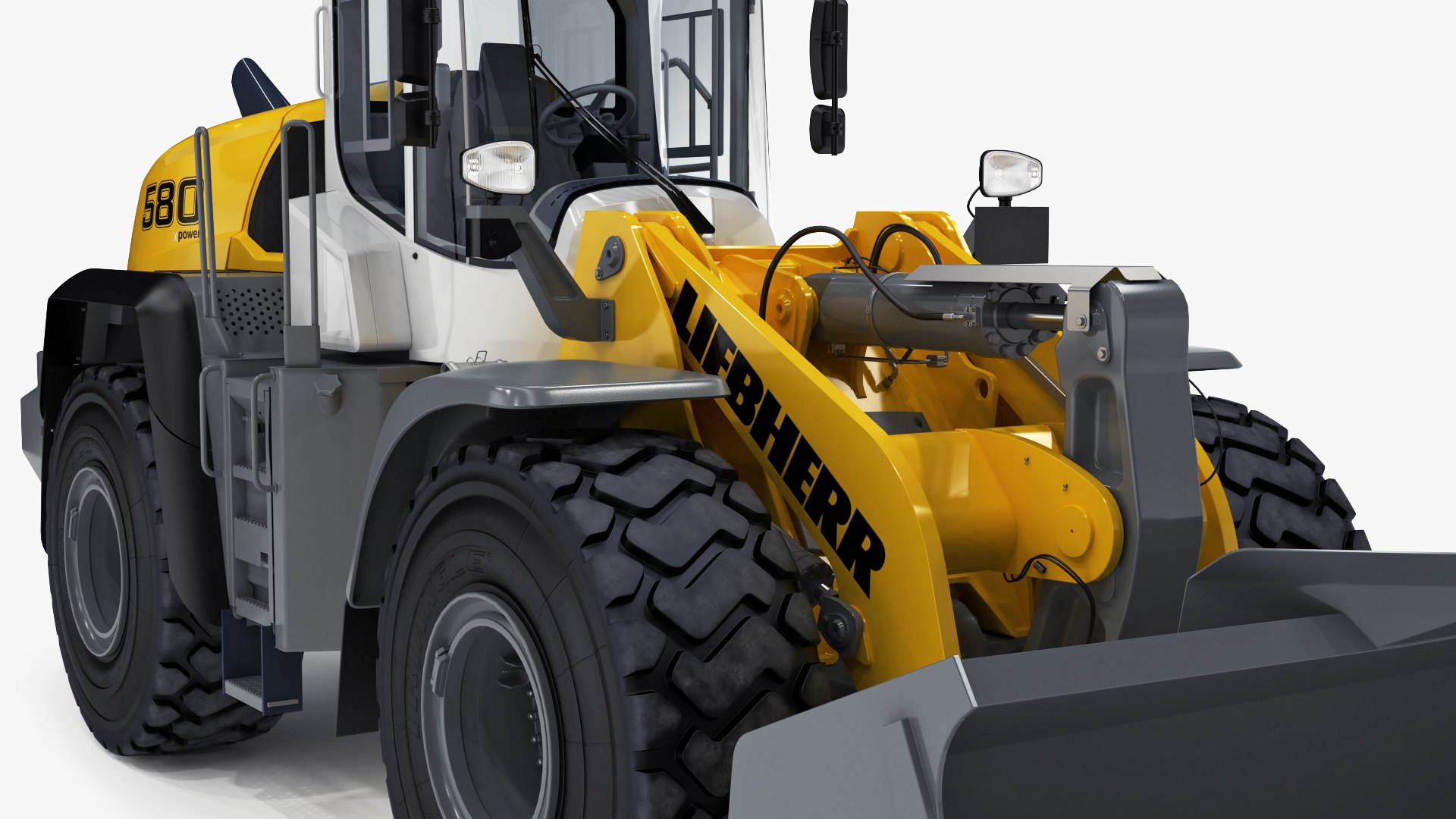 3D Liebherr L580 XPower Wheel Loader Z-Bar - TurboSquid 1739096