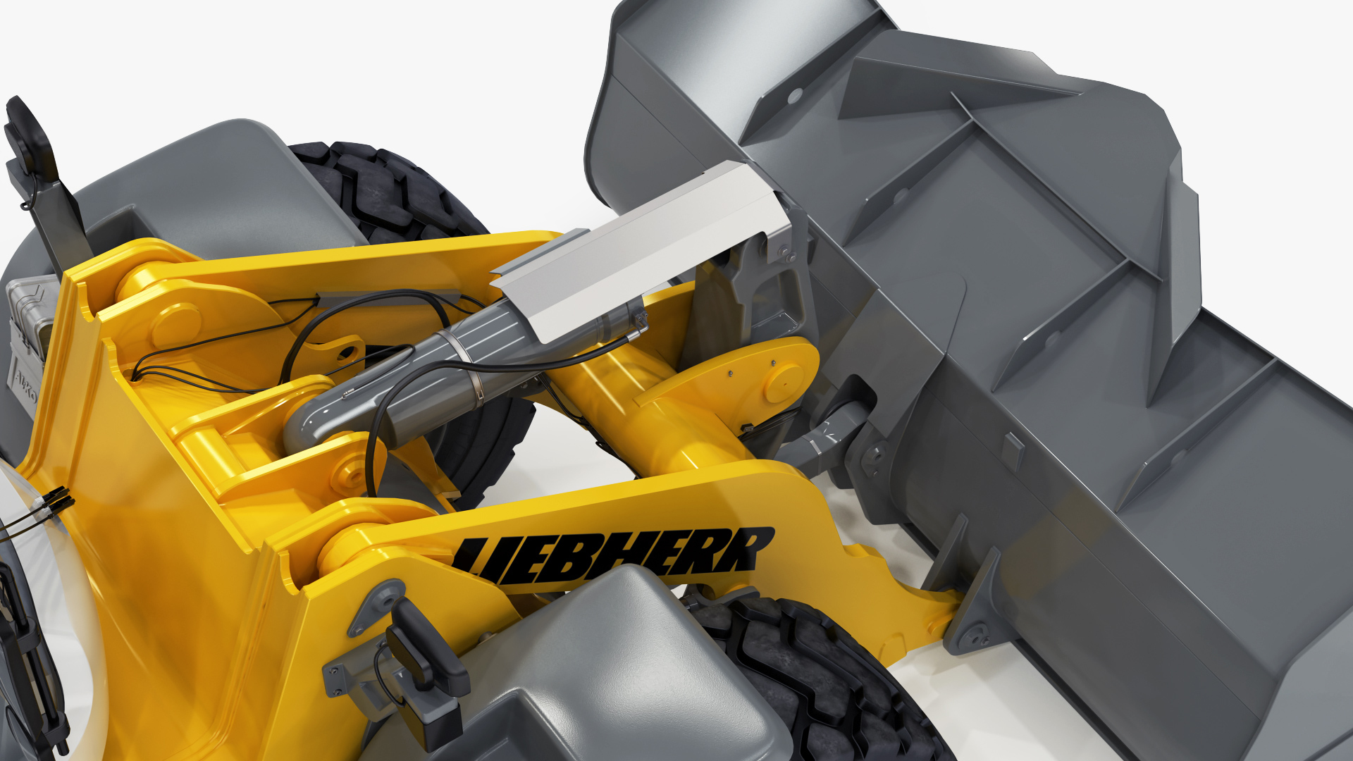 3D Liebherr L580 XPower Wheel Loader Z-Bar - TurboSquid 1739096
