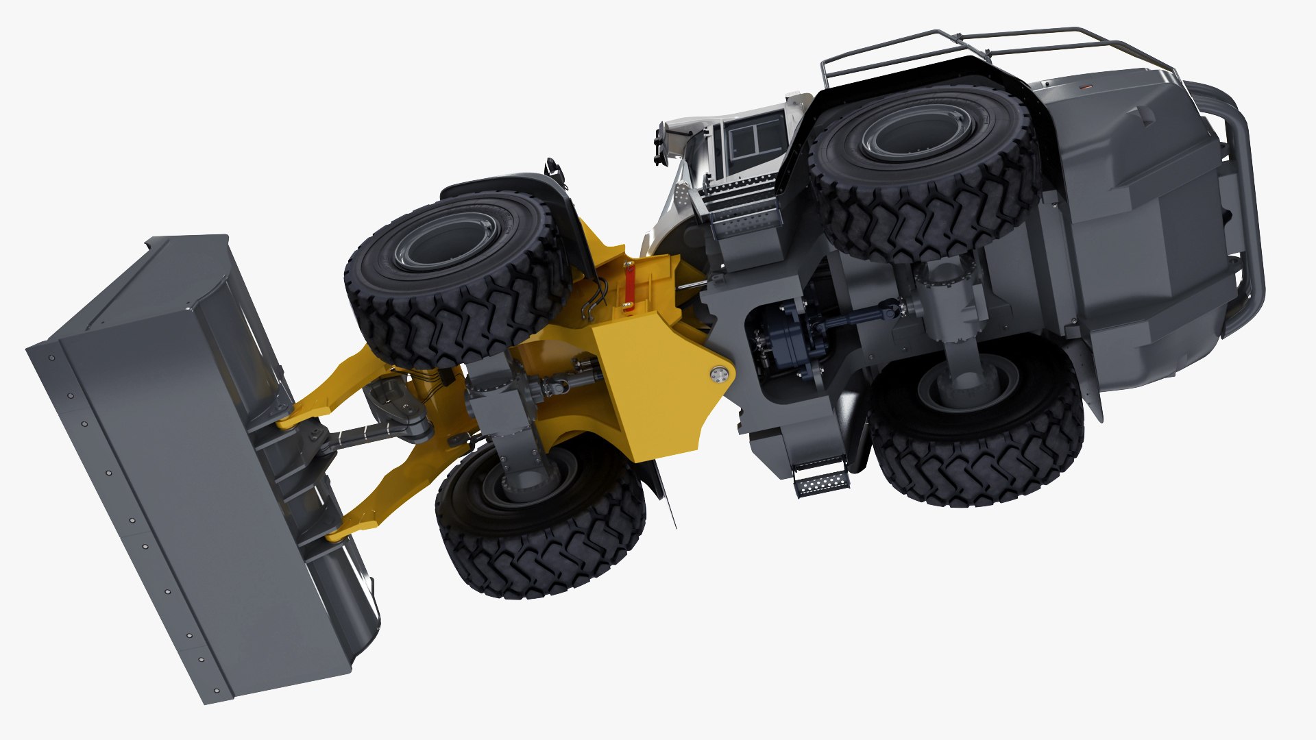 3D Liebherr L580 XPower Wheel Loader Z-Bar - TurboSquid 1739096