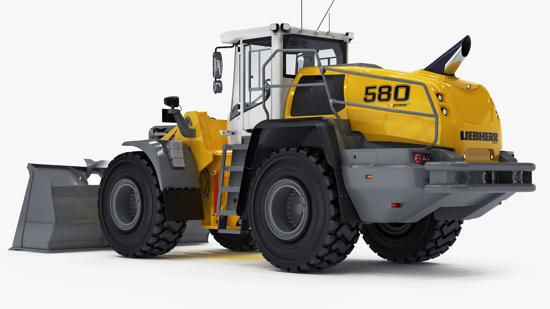 3D Liebherr L580 XPower Wheel Loader Z-Bar - TurboSquid 1739096