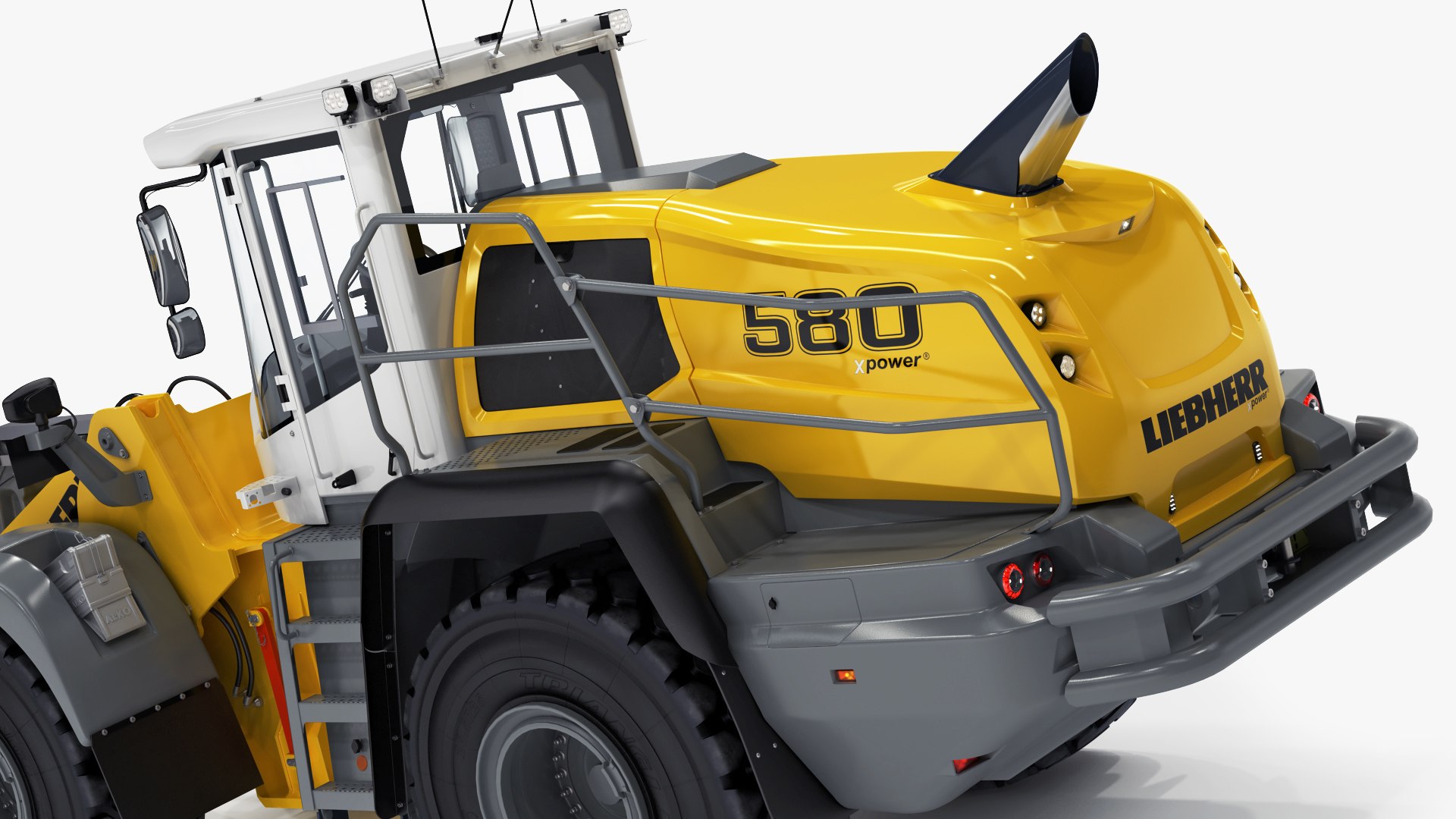 3D Liebherr L580 XPower Wheel Loader Z-Bar - TurboSquid 1739096