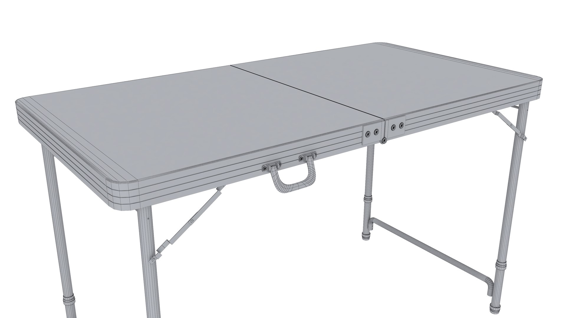 Folding Table 3D Model - TurboSquid 2368675
