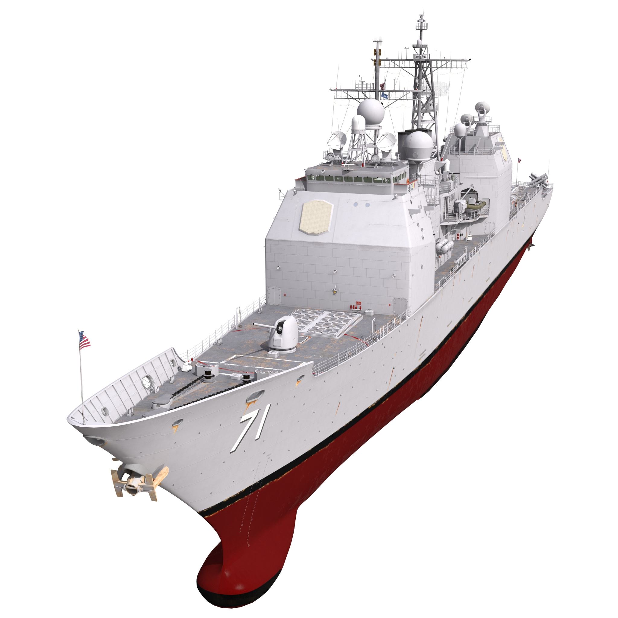 3d model uss cape st george