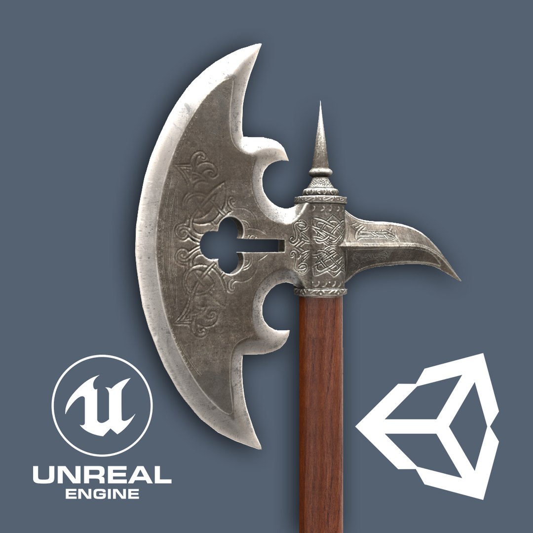 3D Model German Halberd - TurboSquid 1369417