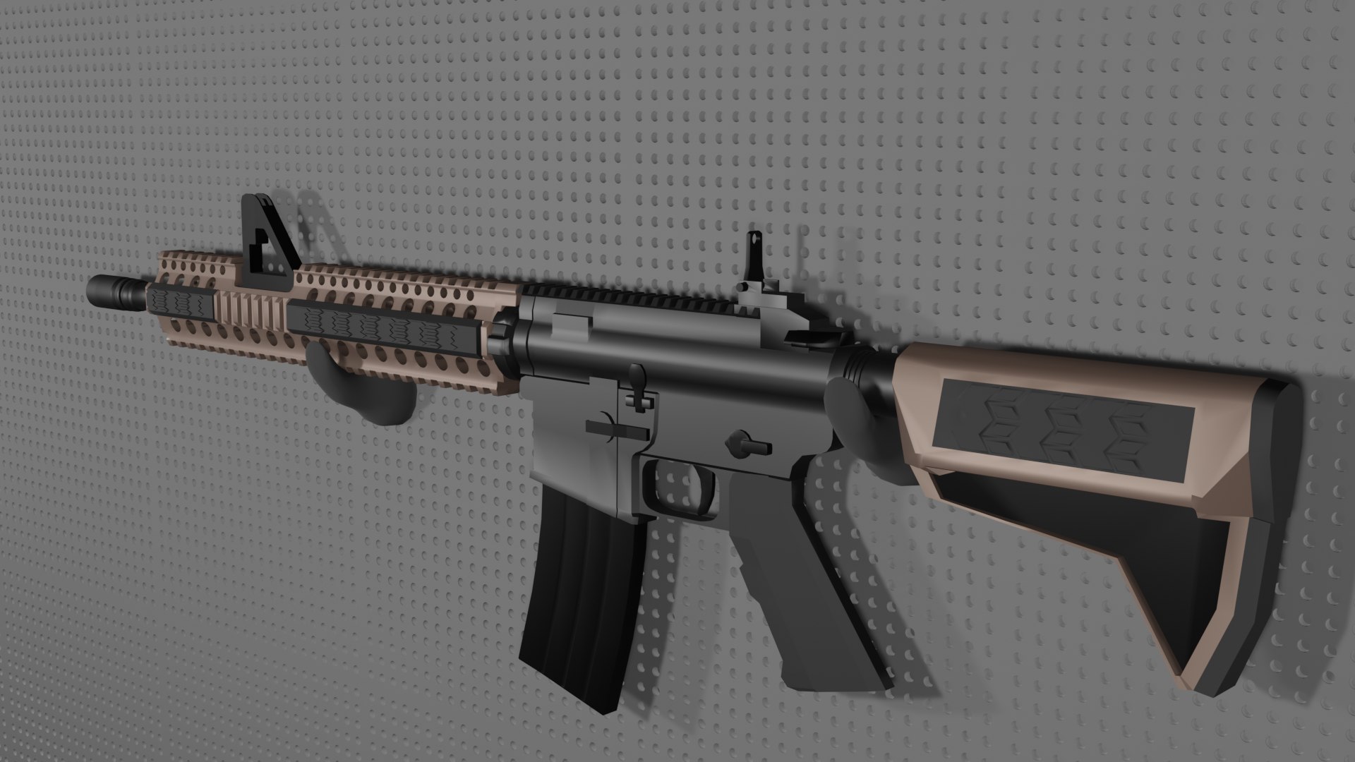 Mk18 And M4A1 SOPMOD FSP 3D Model - TurboSquid 2195173