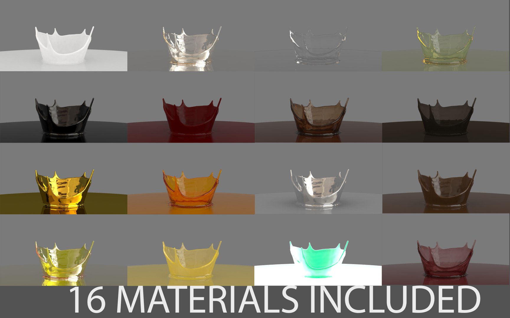 3D Liquid Crown Splash Realflow - TurboSquid 1939716