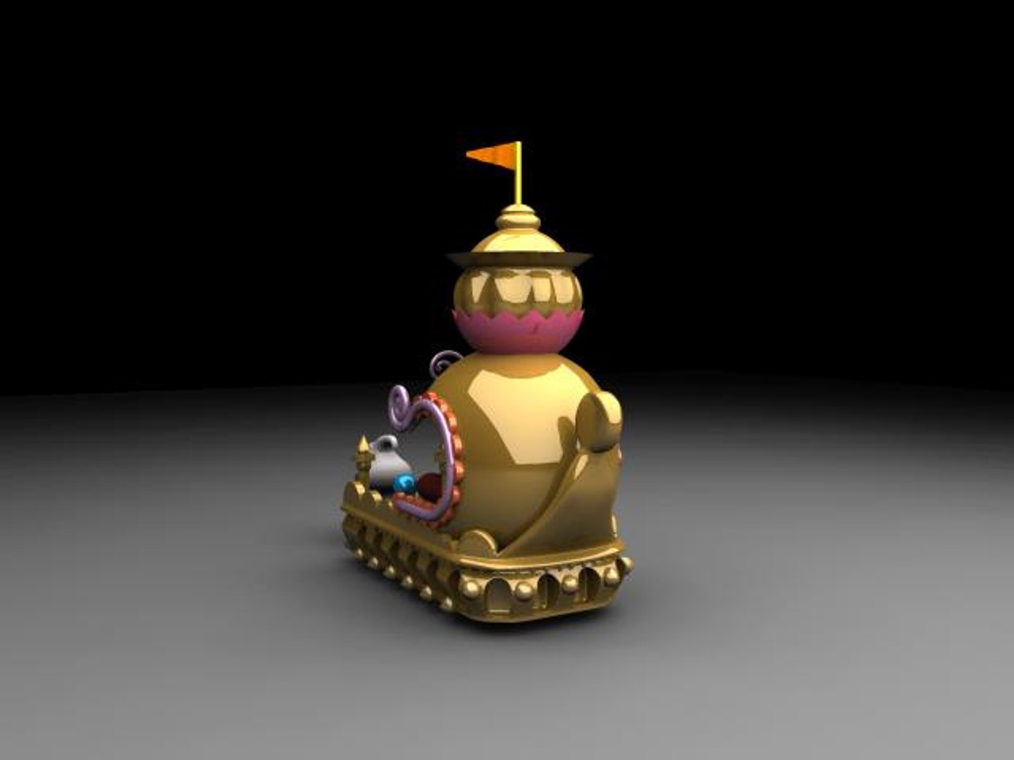 Pushpak Vimaan 3d Model