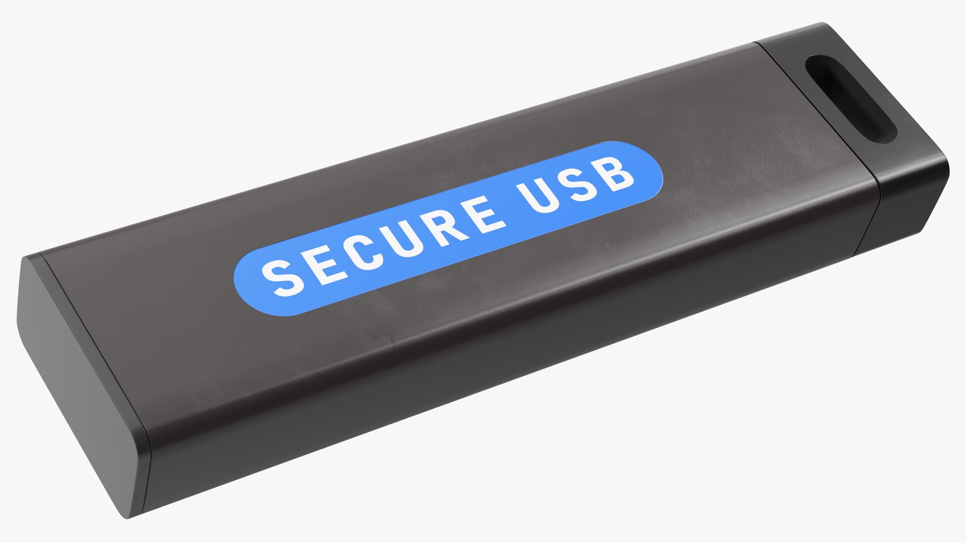 3D Model Encrypted Flash Drive With Keyboard Pin Authentication ...