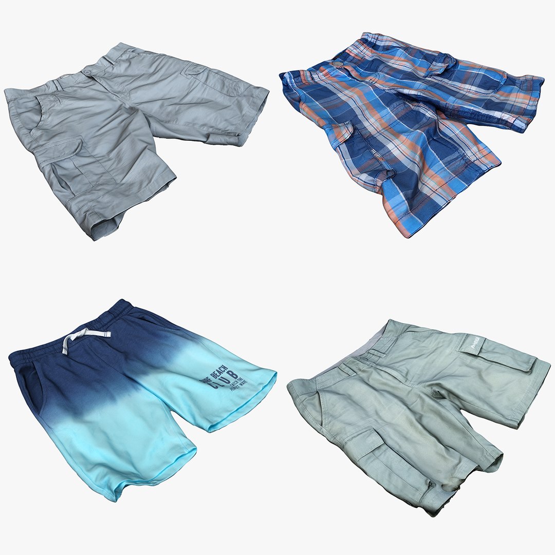 Clothes Collection 67 Shorts model - TurboSquid 1911481