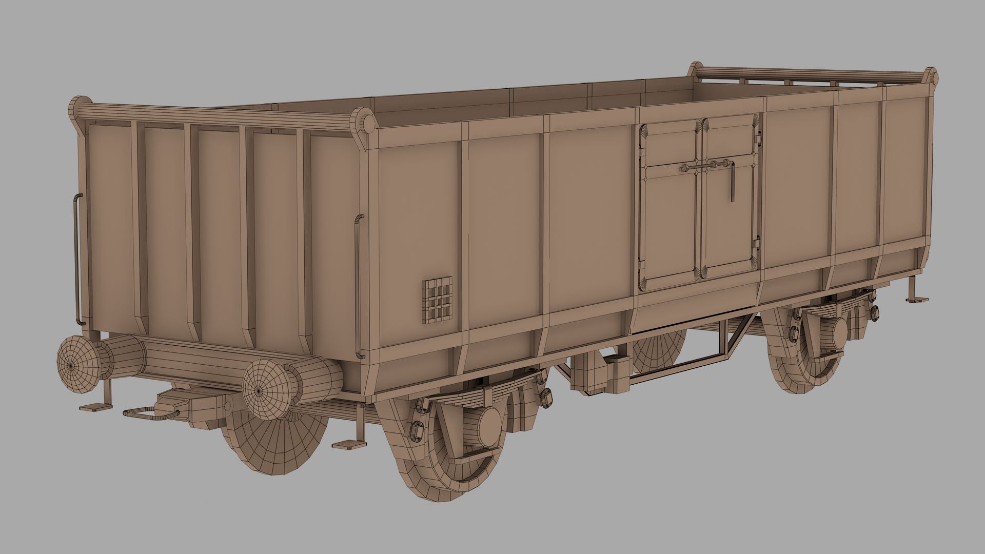Railroad Freight Wagon 3D - TurboSquid 1781725