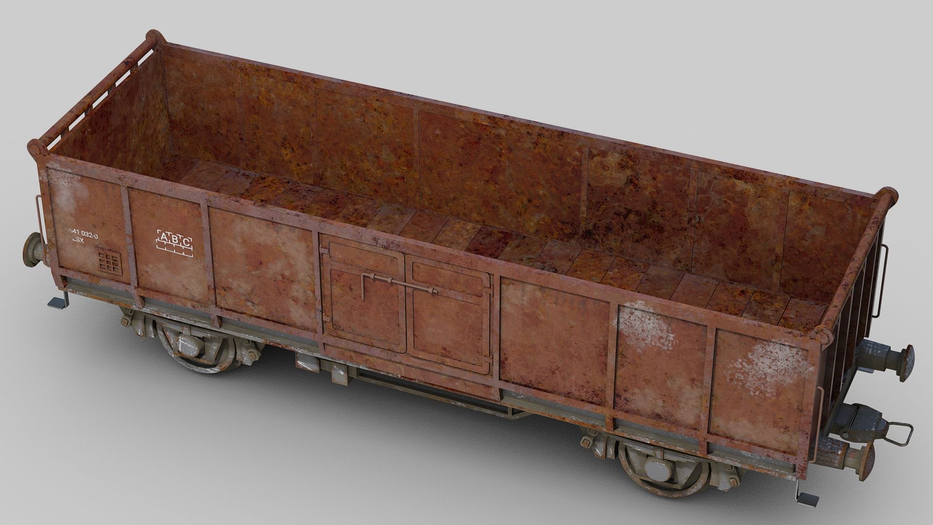 Railroad Freight Wagon 3D - TurboSquid 1781725