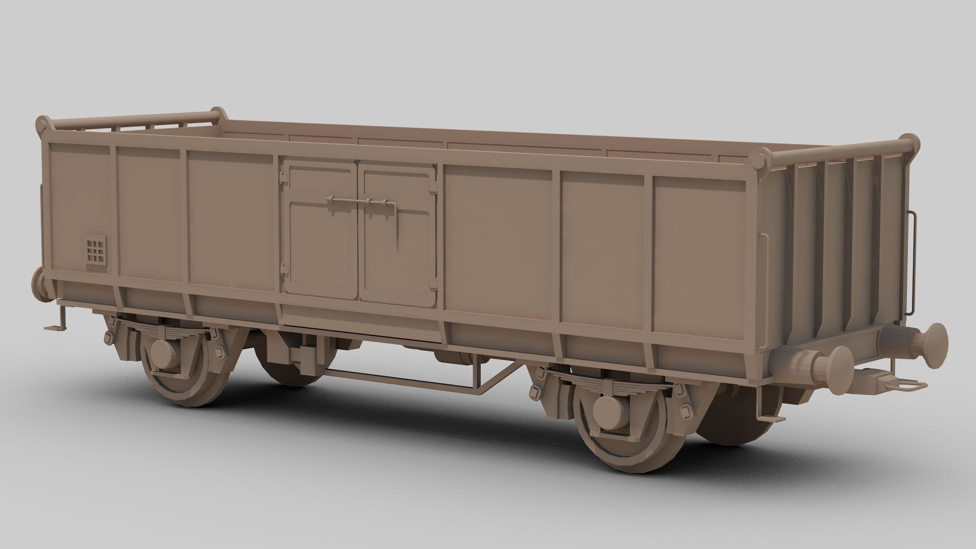Railroad Freight Wagon 3D - TurboSquid 1781725