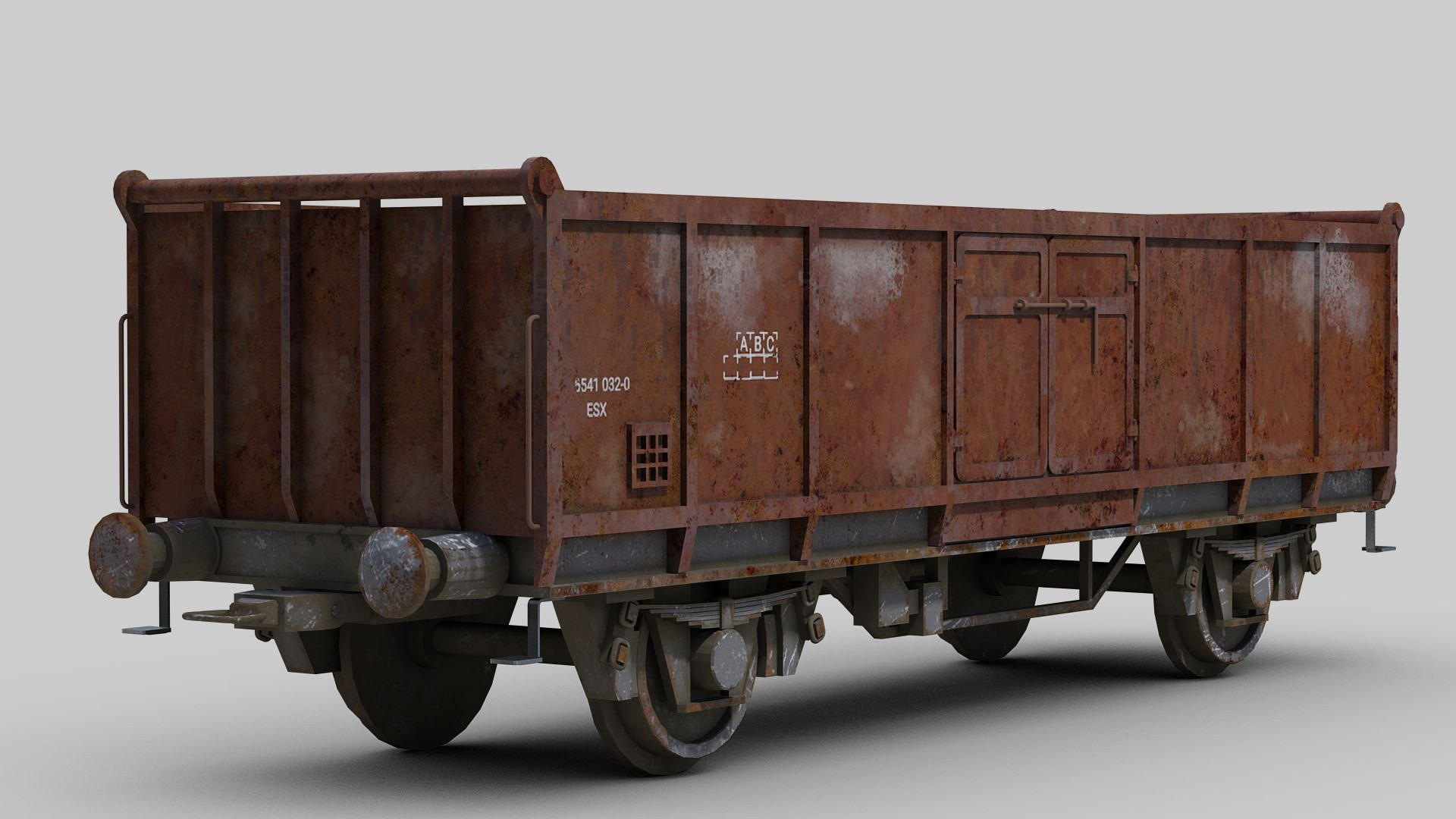 Railroad Freight Wagon 3D - TurboSquid 1781725