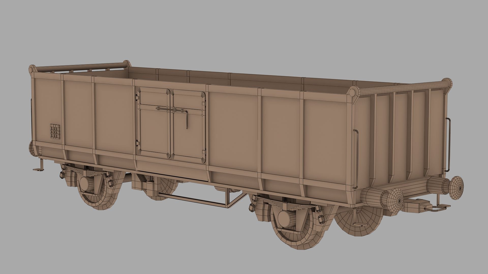 Railroad Freight Wagon 3D - TurboSquid 1781725