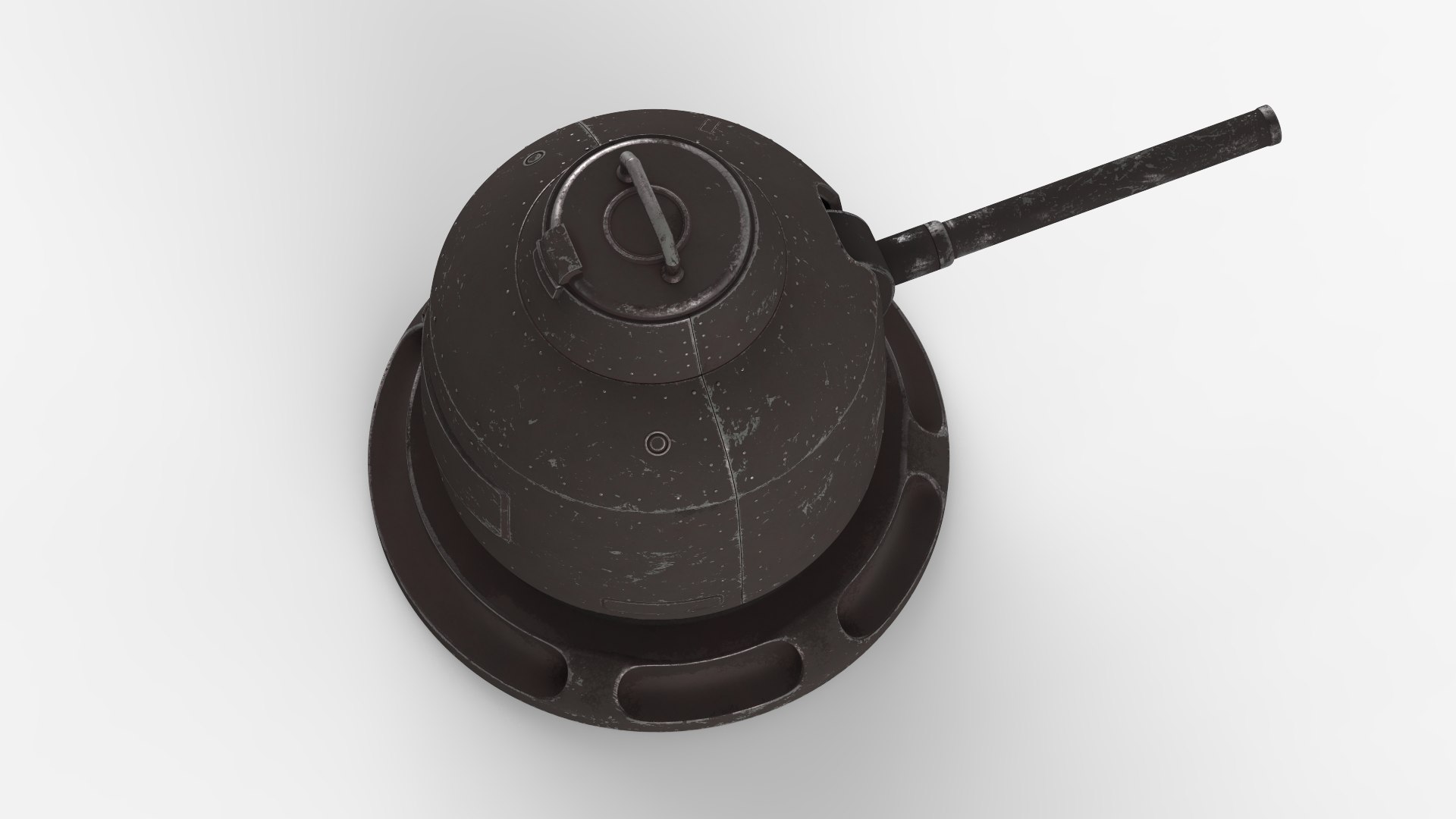 Rusty Cannon 3D - TurboSquid 2247955