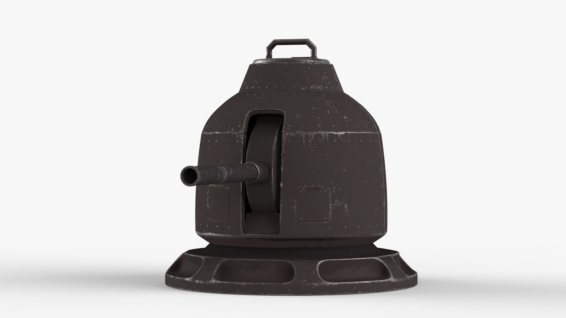 Rusty Cannon 3D - TurboSquid 2247955