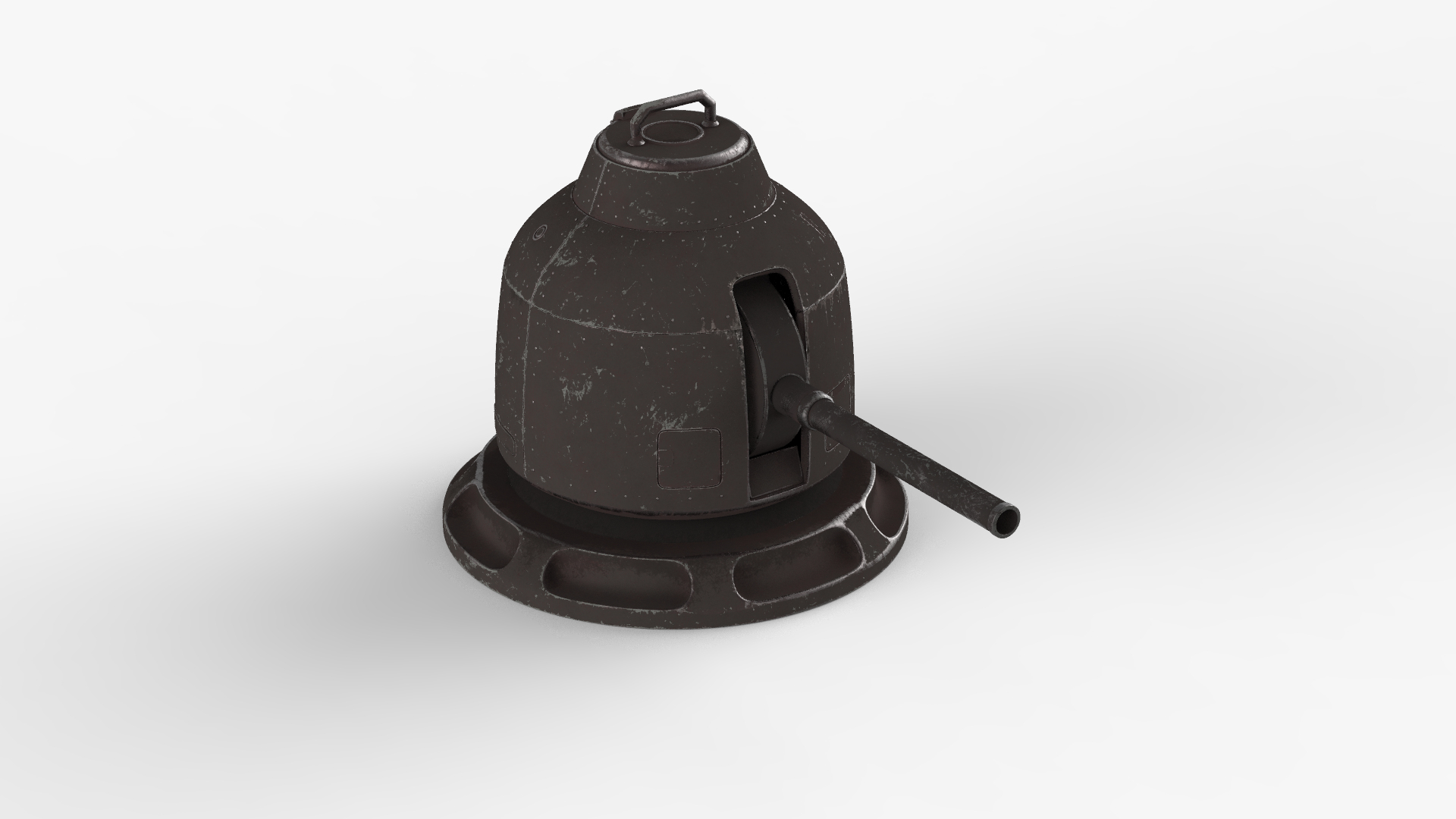 Rusty Cannon 3D - TurboSquid 2247955