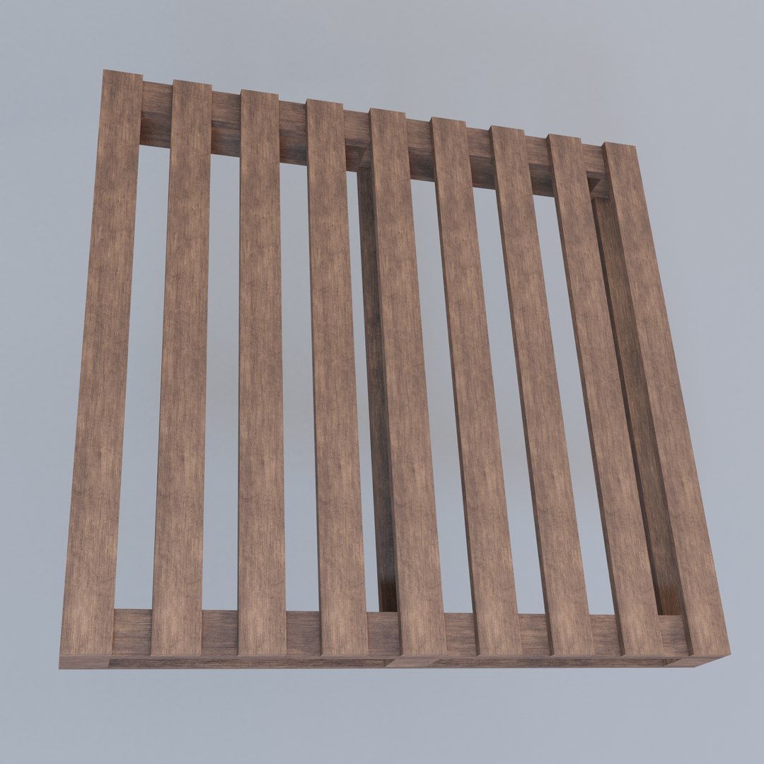 PBR Wooden Pallet Game Ready Low Poly 3D Model 3D model - TurboSquid ...