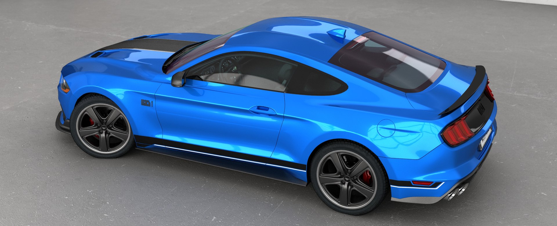 3D Realistic Mustang Interior - TurboSquid 1644963