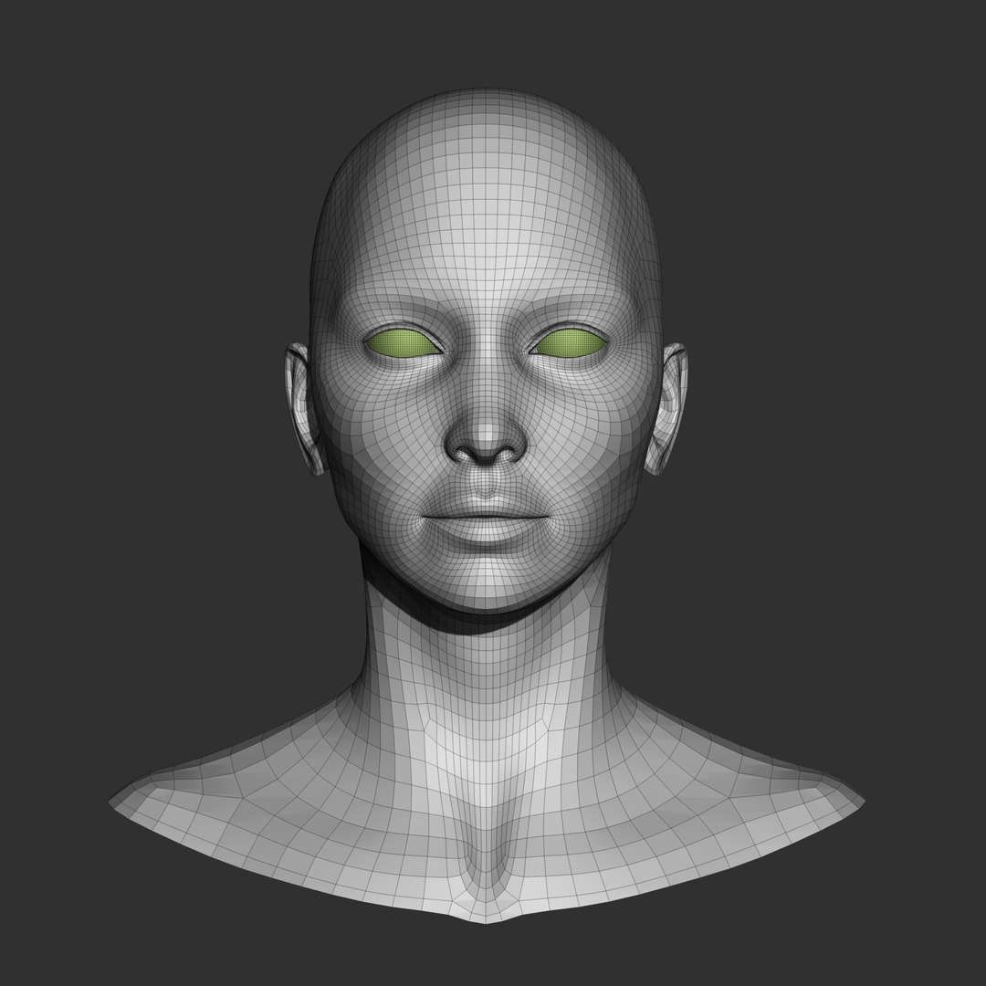 Amy head charecter 3D model - TurboSquid 1541306