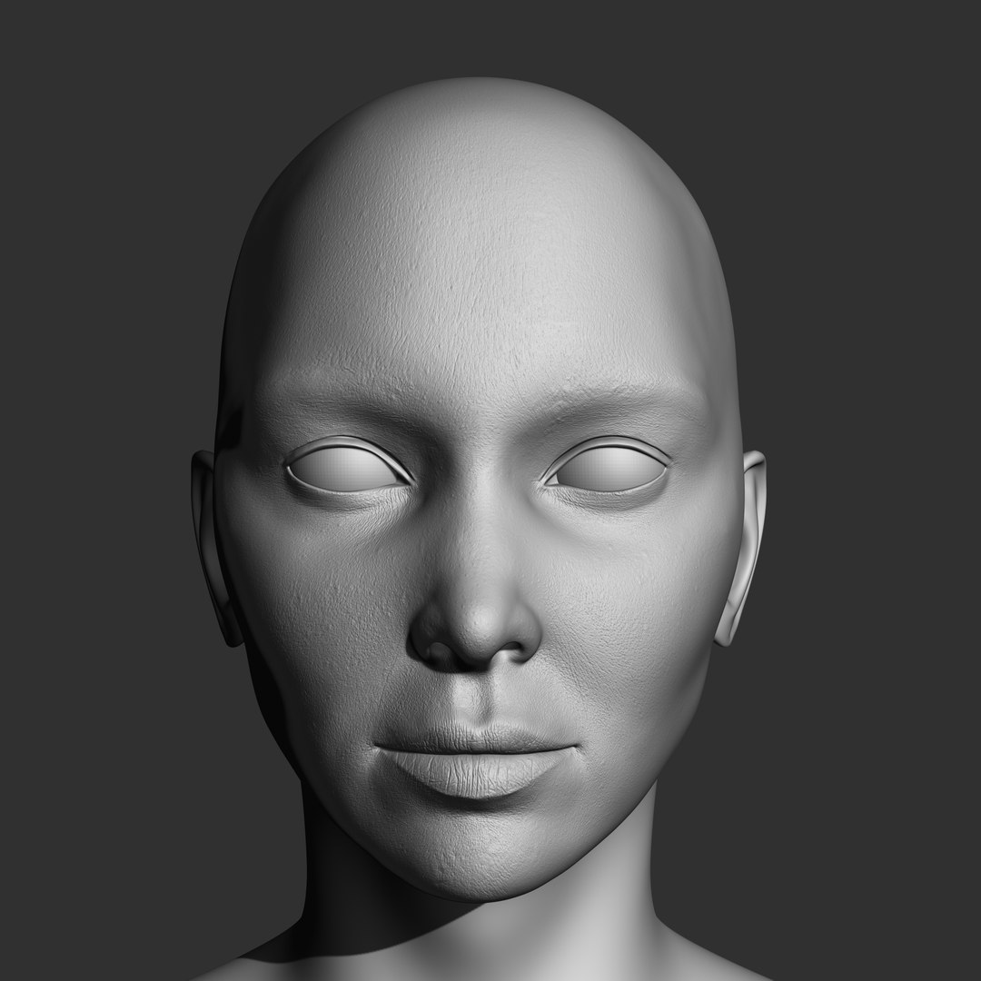 Amy head charecter 3D model - TurboSquid 1541306
