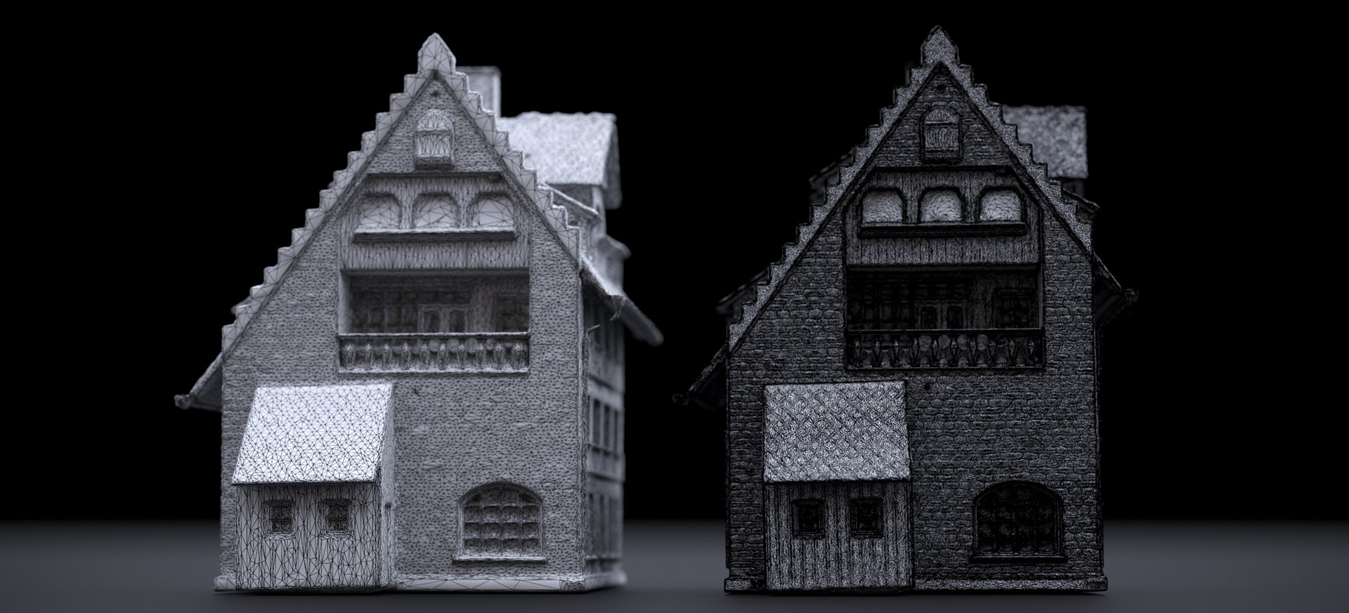 EUROPEAN OLD TOWN 3-STORY BUILDING 2023 FBX 3D Model - TurboSquid 2276983