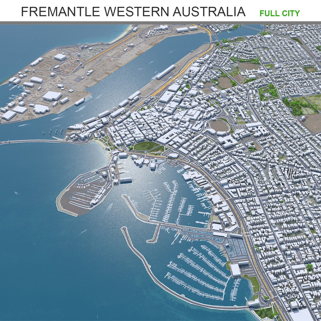 3D Fremantle Western Australia - TurboSquid 2042068