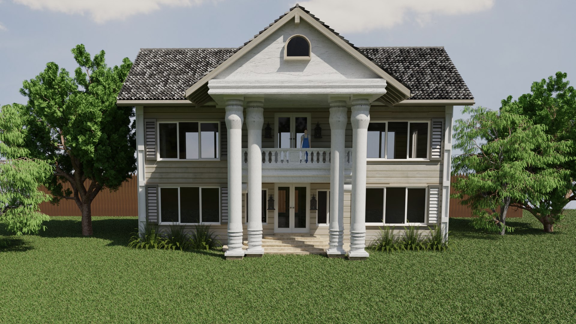 American House 3D Model - TurboSquid 1870447