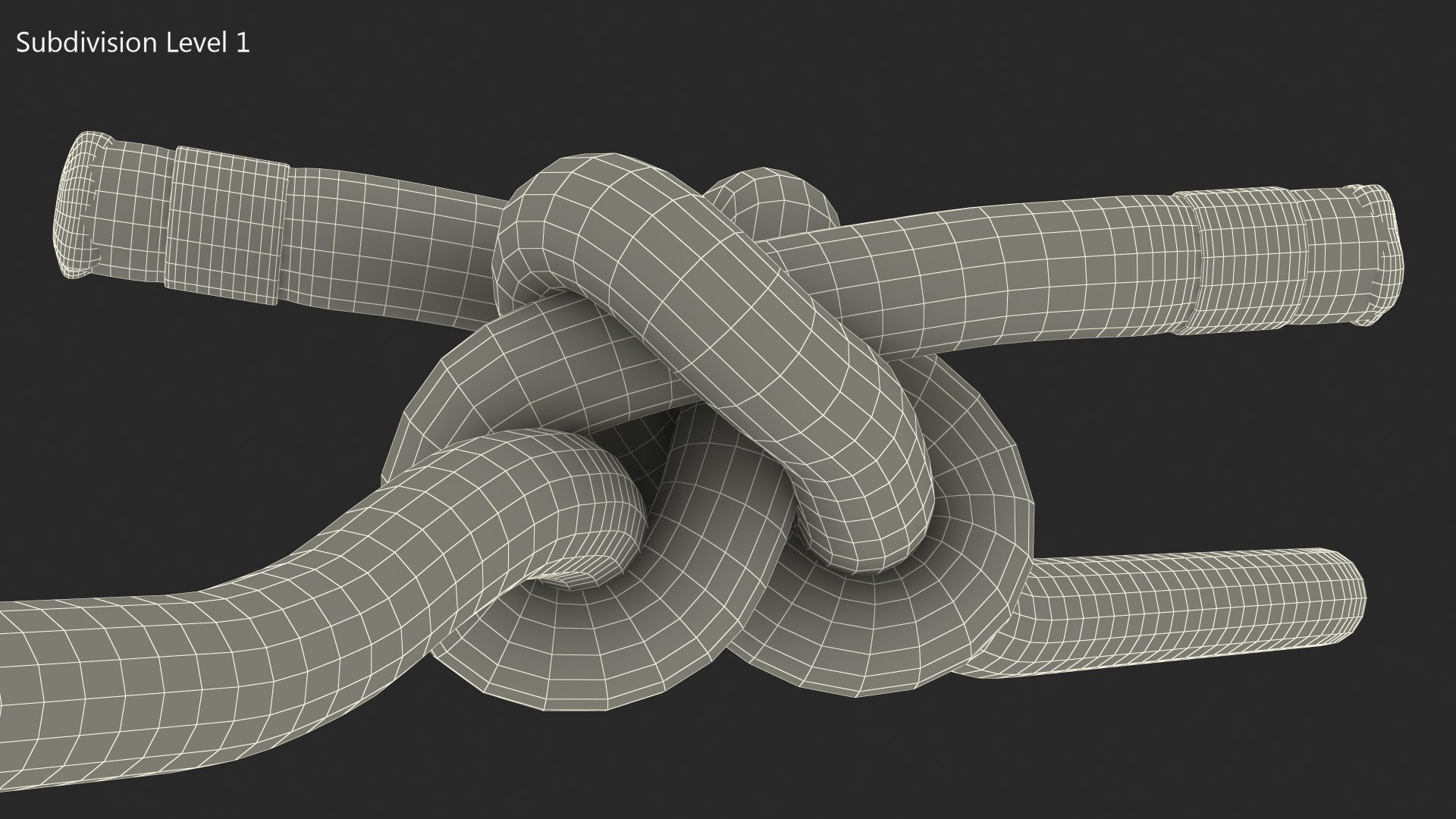 Colored Carrick Bend Knot 3D Model - TurboSquid 1648522