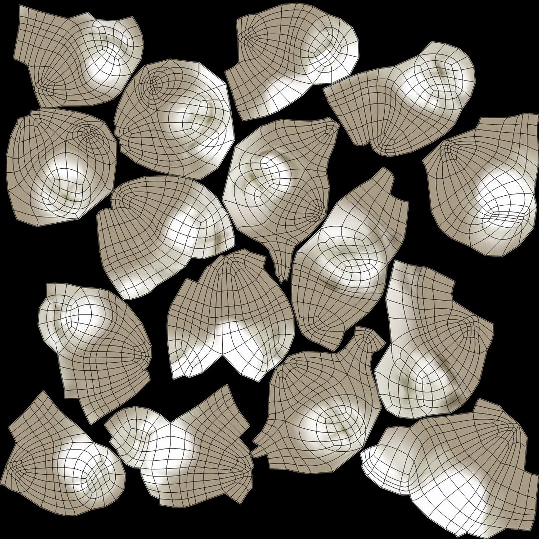 male mouth rig 3d model