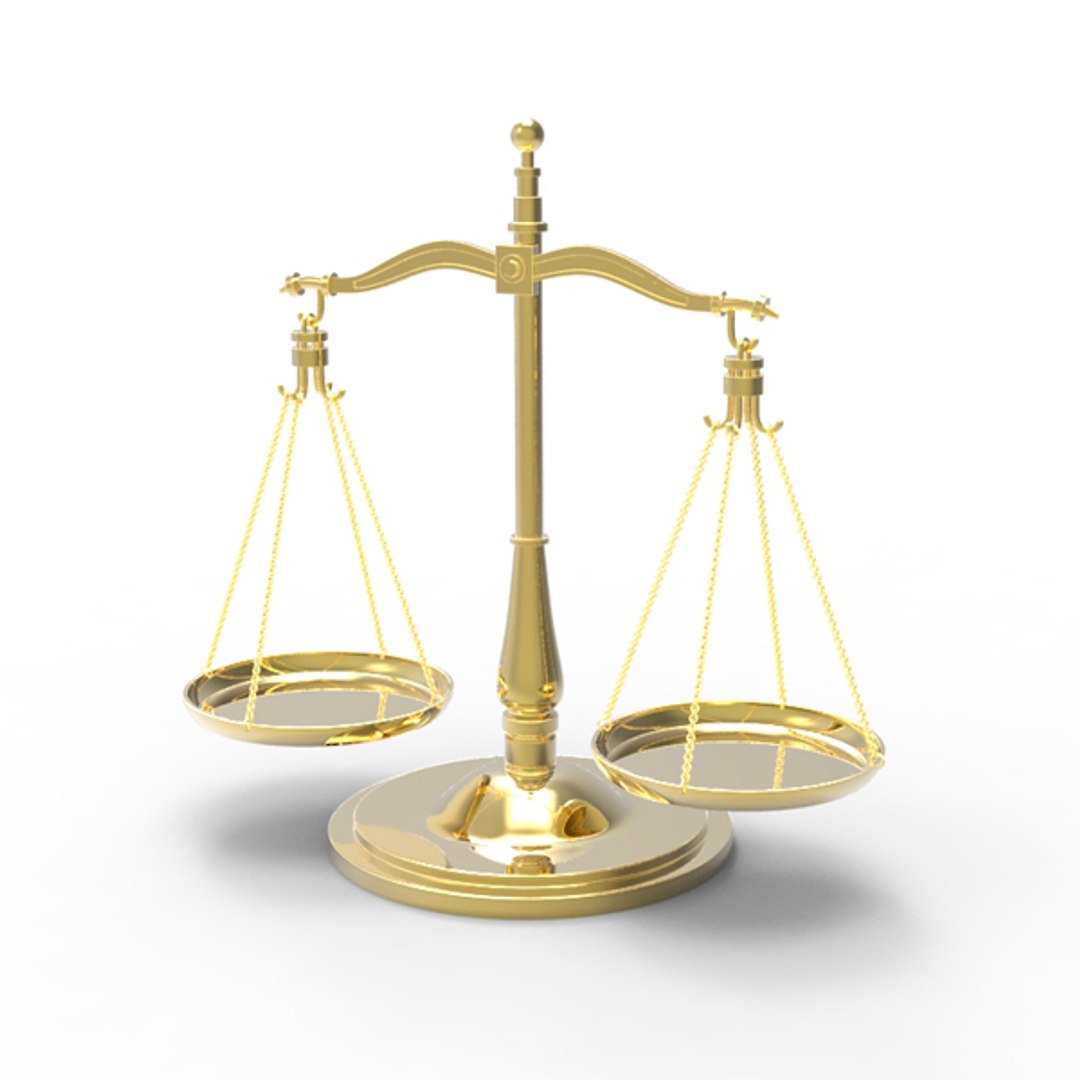 Scale Justice 3d Model