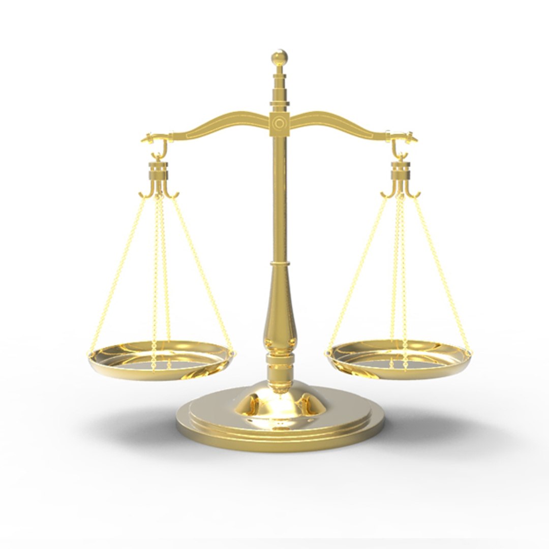 Scale Justice 3d Model