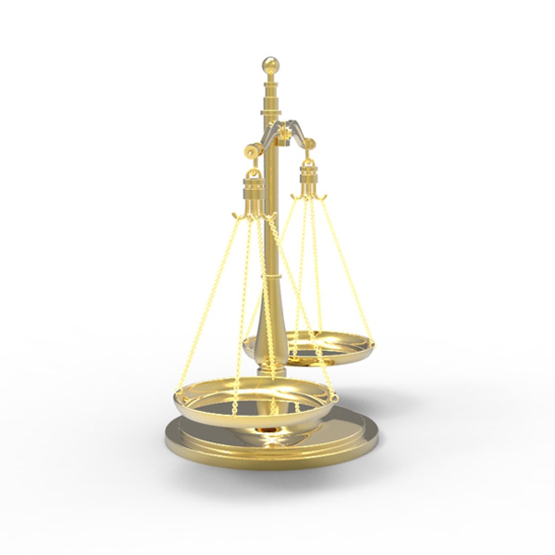 Scale Justice 3d Model