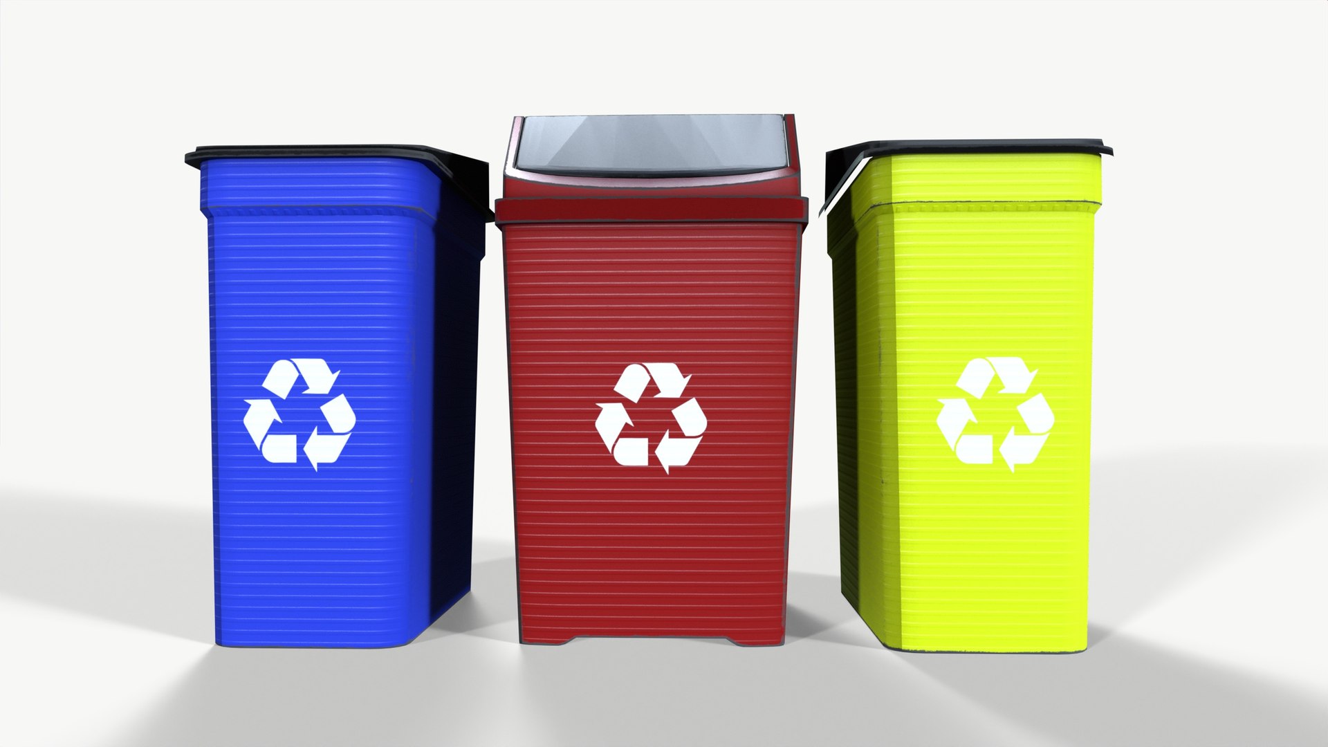 3D Garbage Bins - TurboSquid 2359305