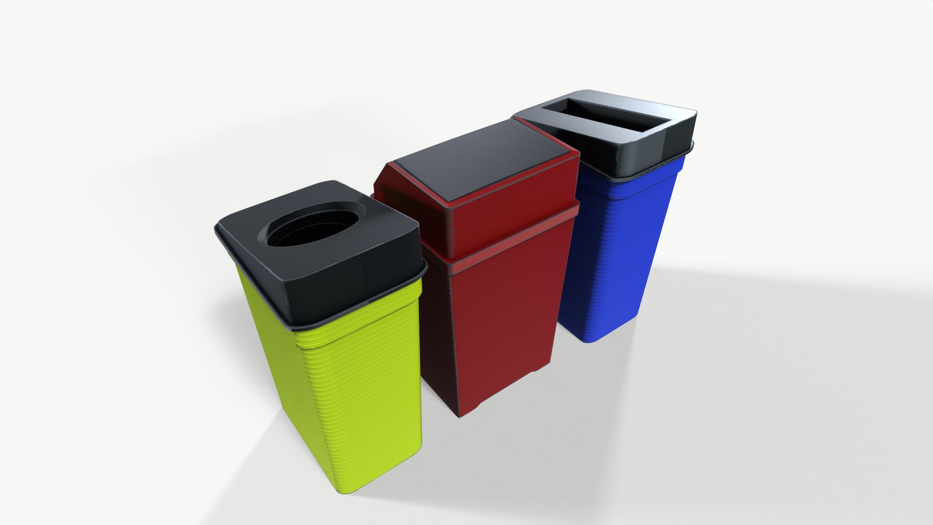 3D Garbage Bins - TurboSquid 2359305