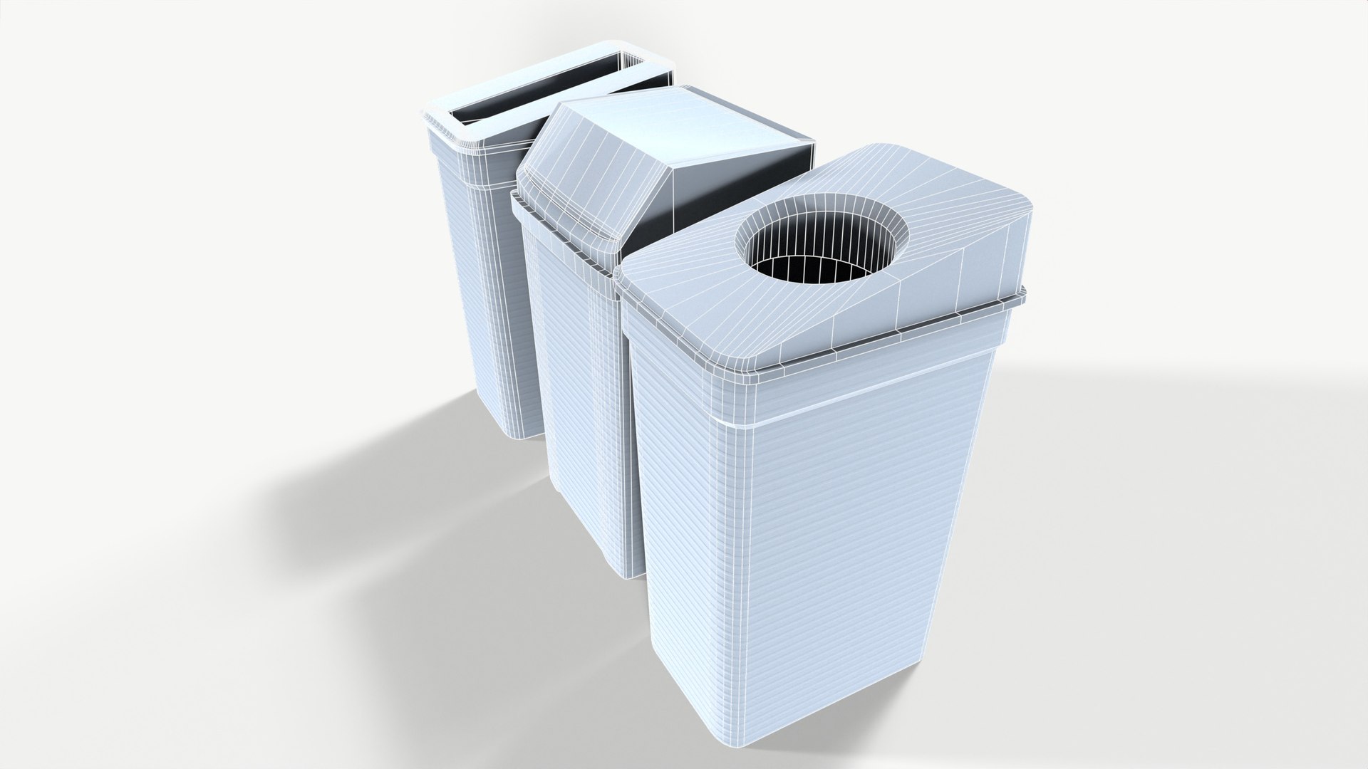 3D Garbage Bins - TurboSquid 2359305