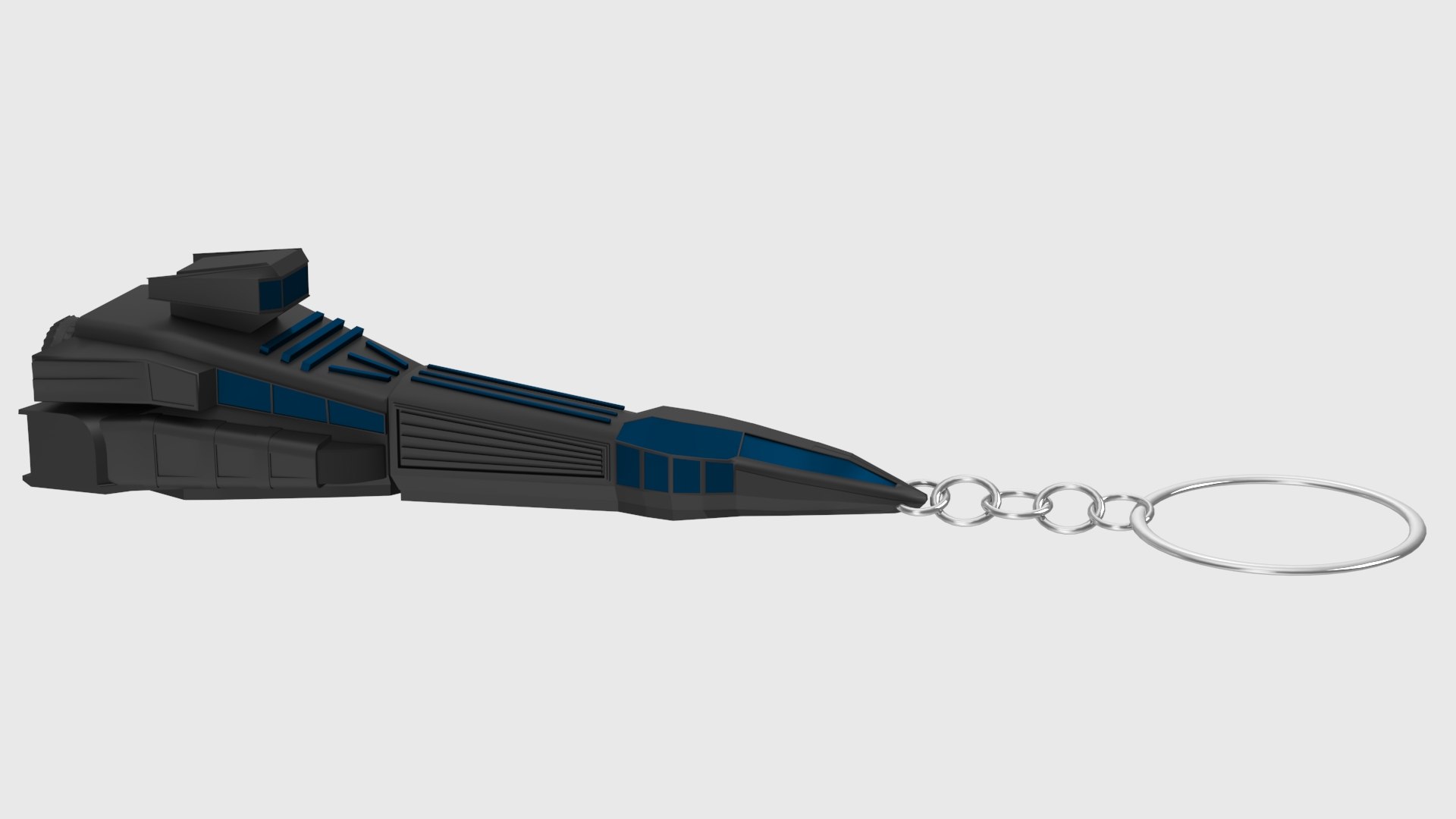 Space Ship Keychain 3D Model - TurboSquid 2401707