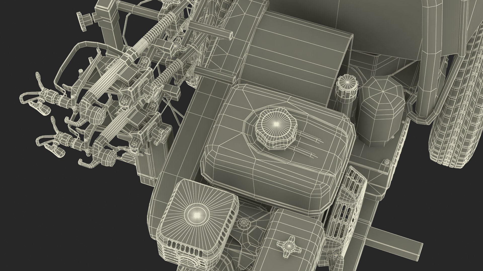 3D Model Cold Paint Road Marking Machine Rigged - TurboSquid 2212189