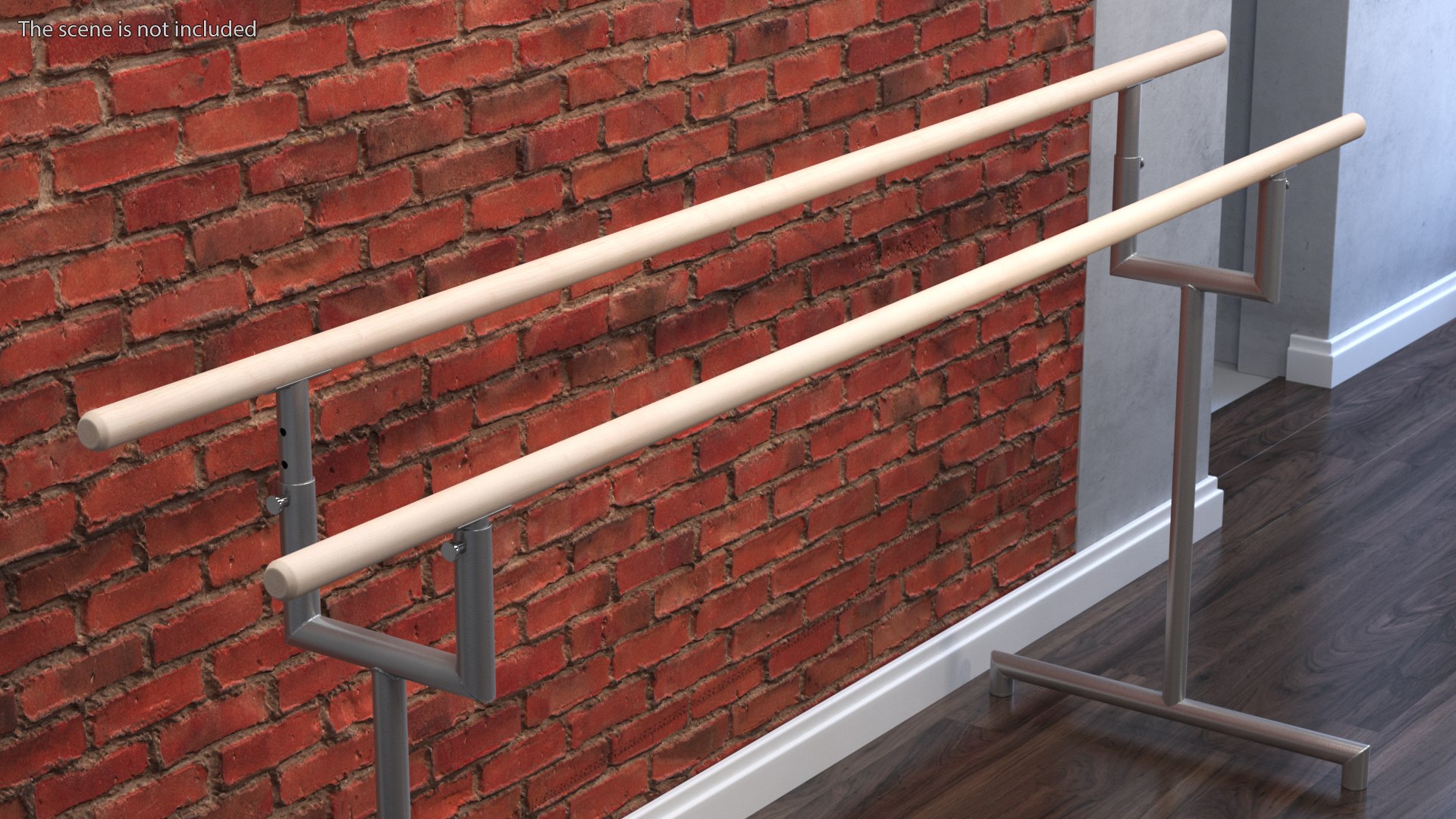 3D Freestanding Ballet Barre model - TurboSquid 2006719